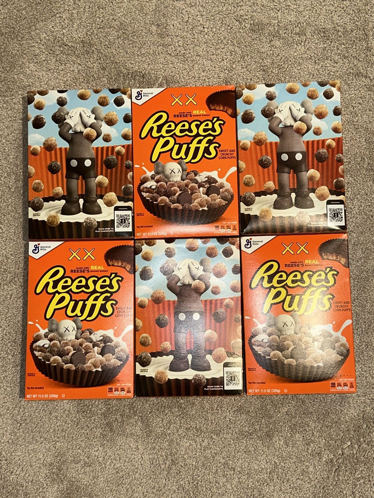 Kaws KAWS x Reese’s Puffs Cereal | Grailed