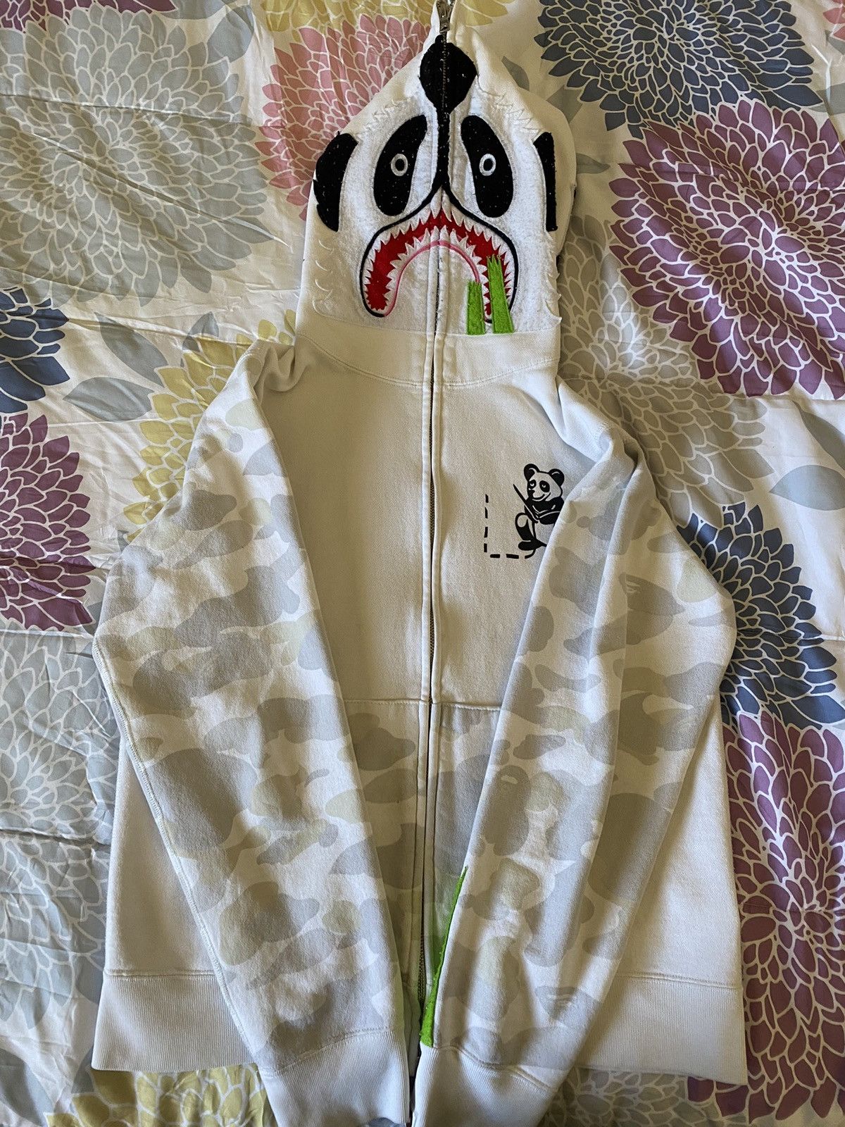 Bape City Camo Panda Full Zip Hoodie | Grailed