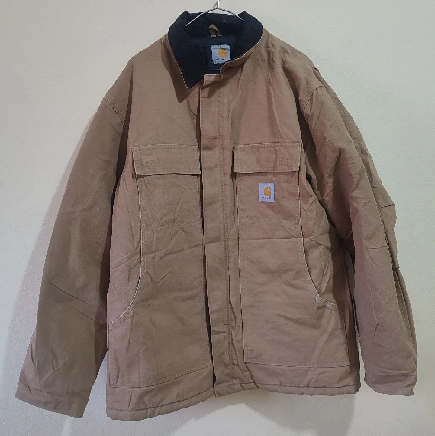Carhartt Vtg 90s CARHARTT Jacket BRN Union Liner Work Coat Made USA ...