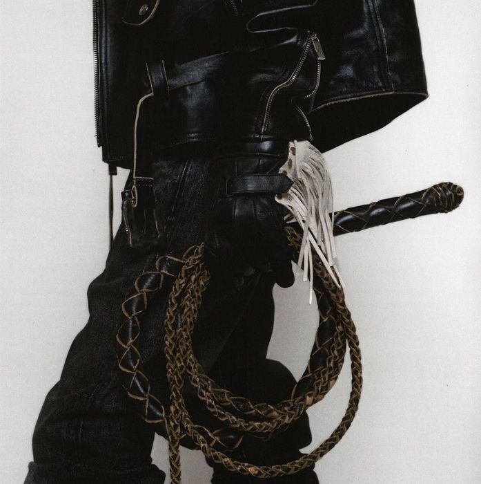 Enfants Riches Deprimes ERD Rose belt biker leather jacket | Grailed
