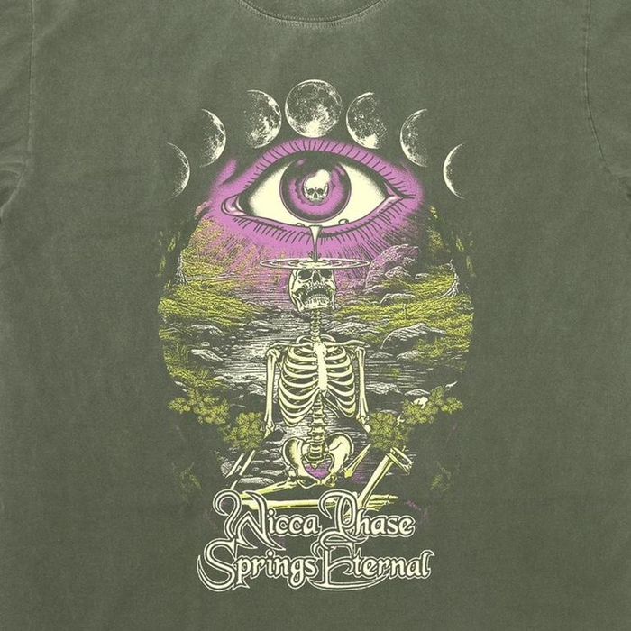 Streetwear Wicca Phase Springs Eternal x GBC Beyond The Path Tee army ...