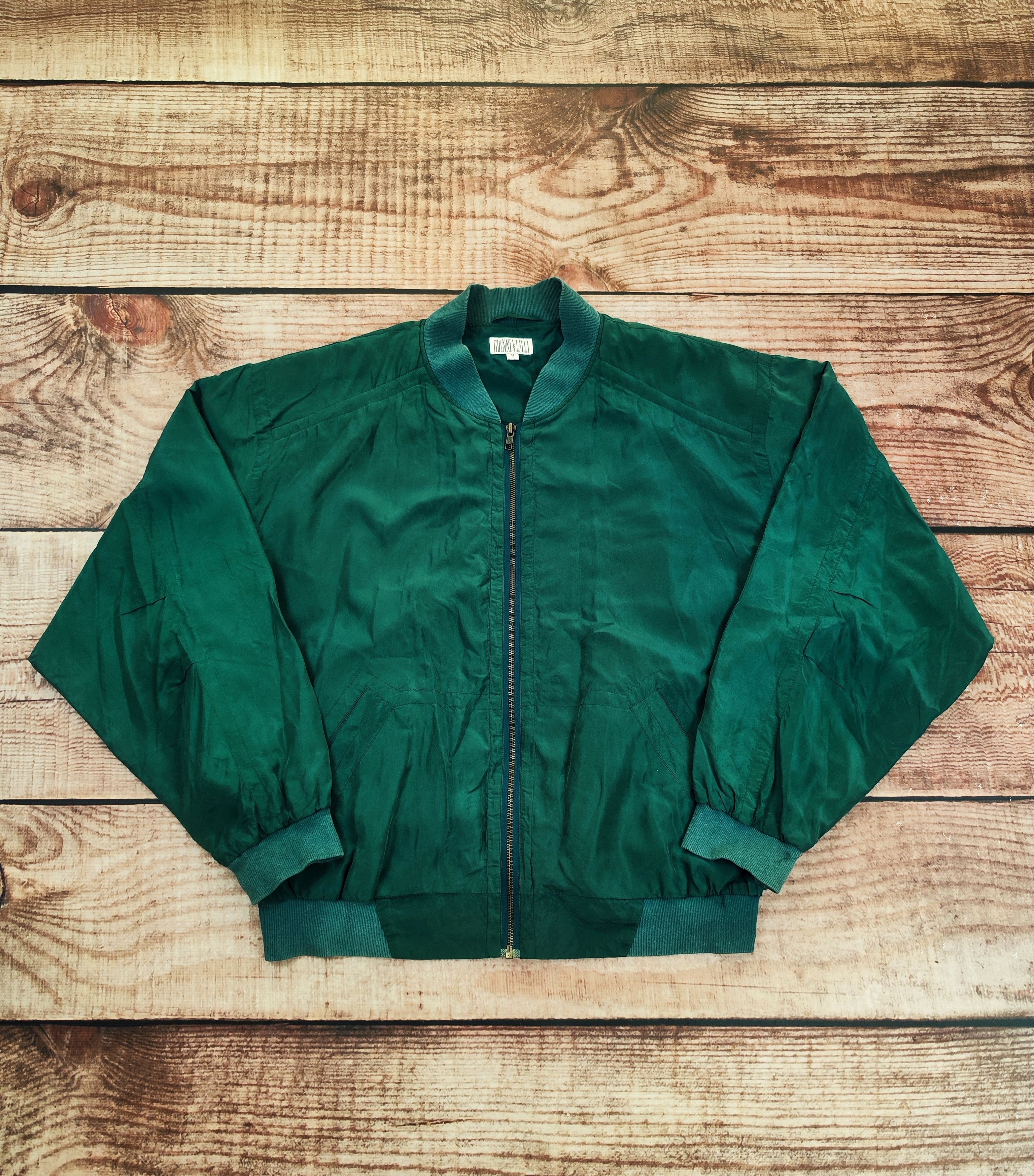 Vintage Vintage italy bomber silk boxy 90s | Grailed