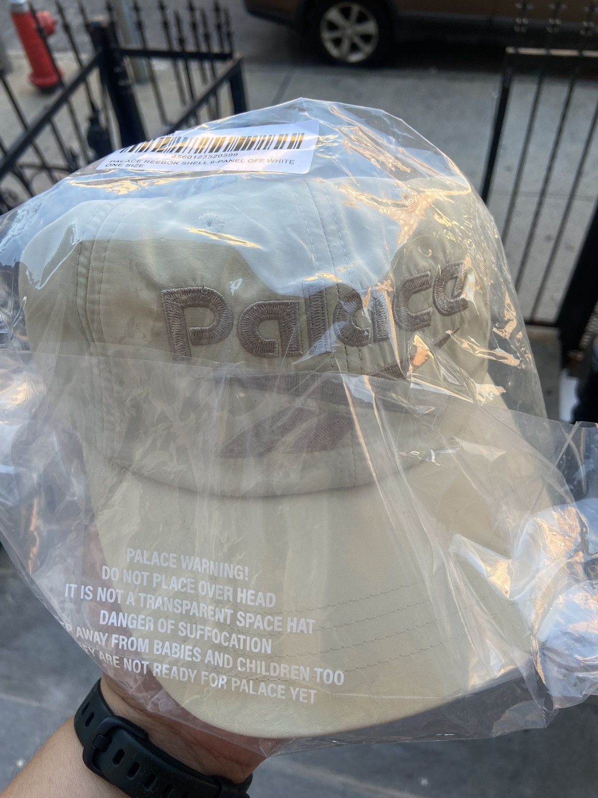 Palace × Reebok Palace x Reebok Shell 6 Panel Off White | Grailed