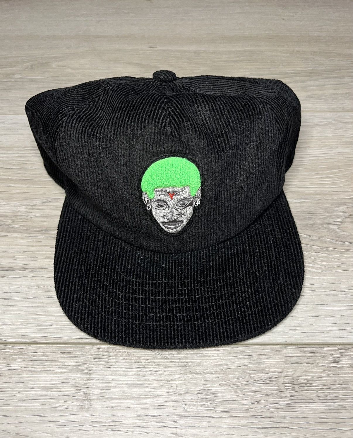 Vlone Vlone Rodman Chenille Face Hat | Grailed