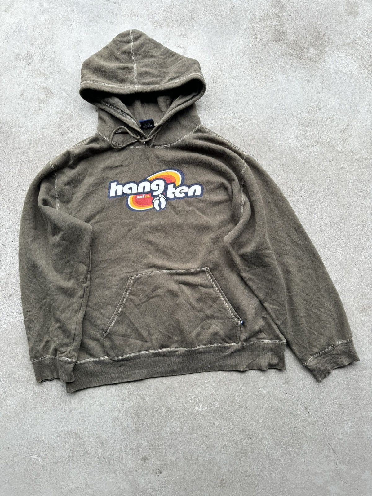 Hang Ten × Surf Style × Vintage Vintage Hang Ten Logo Hoodie | Grailed