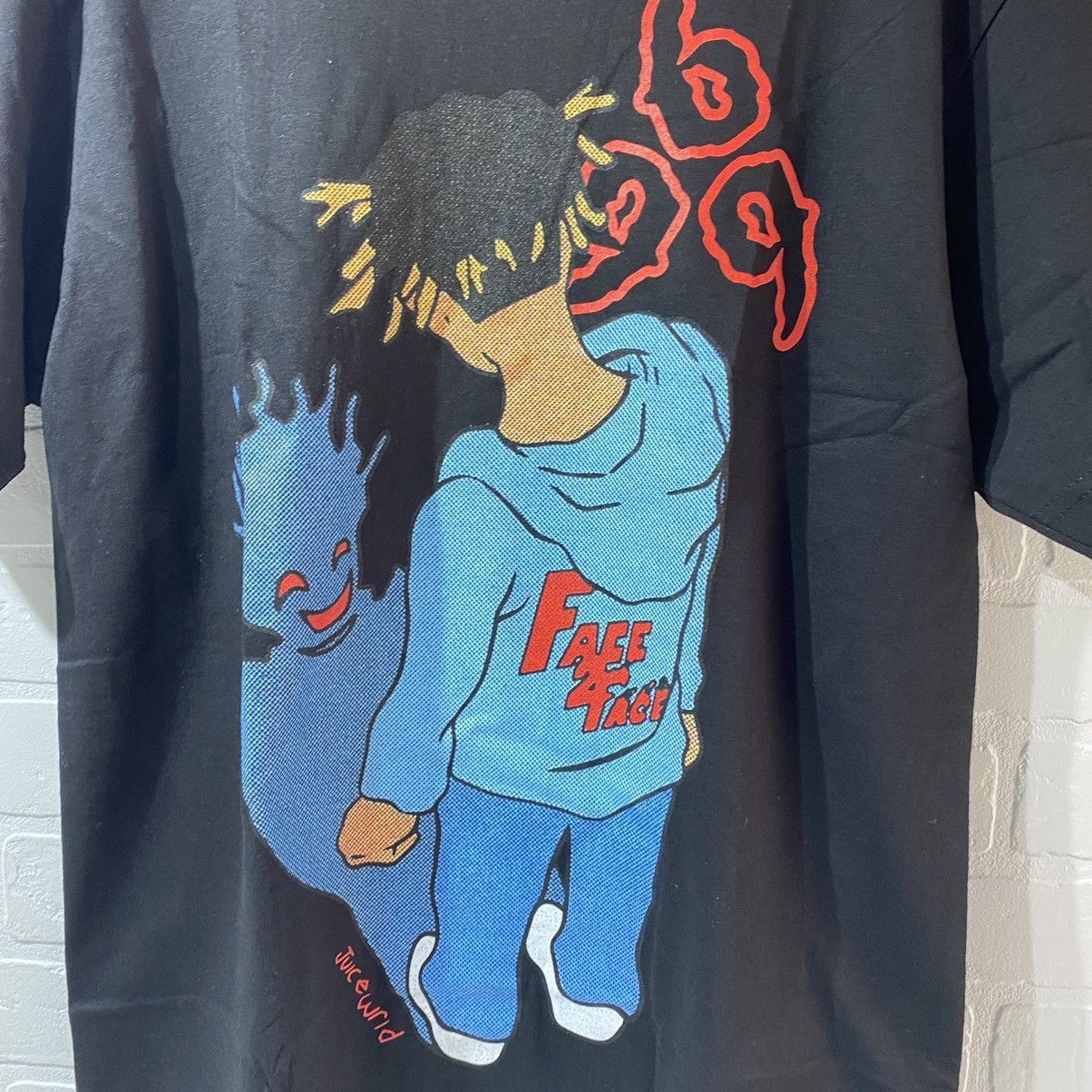 999 Club NEW - 999 Club Face 2 Face Juice WRLD Tee Shirt Black Large ...