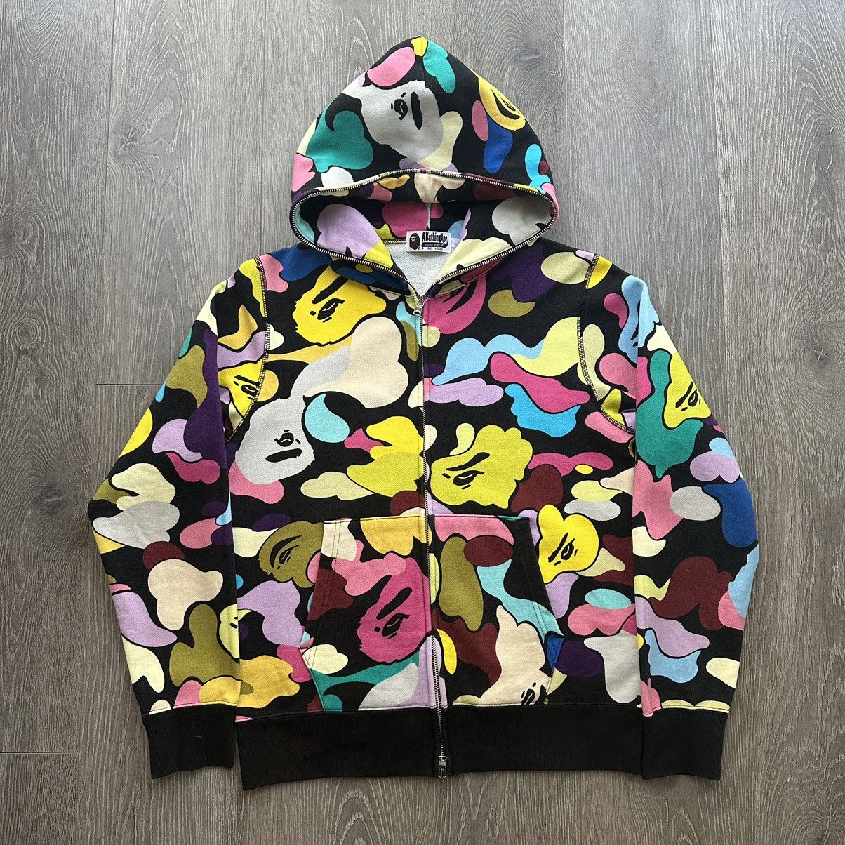 Bape ‘11 giant multicamo full zip | Grailed