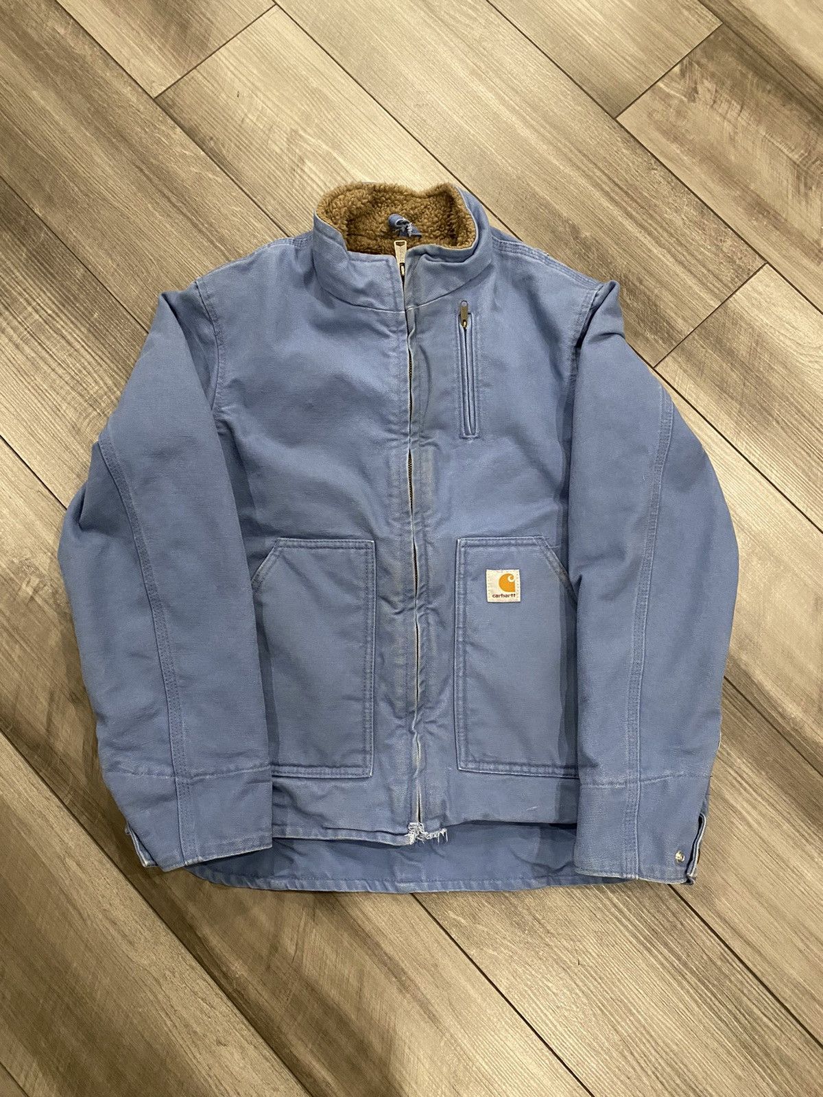 Carhartt × Streetwear × Vintage CRAZY Rare Baby Blue Carhartt Jacket ...