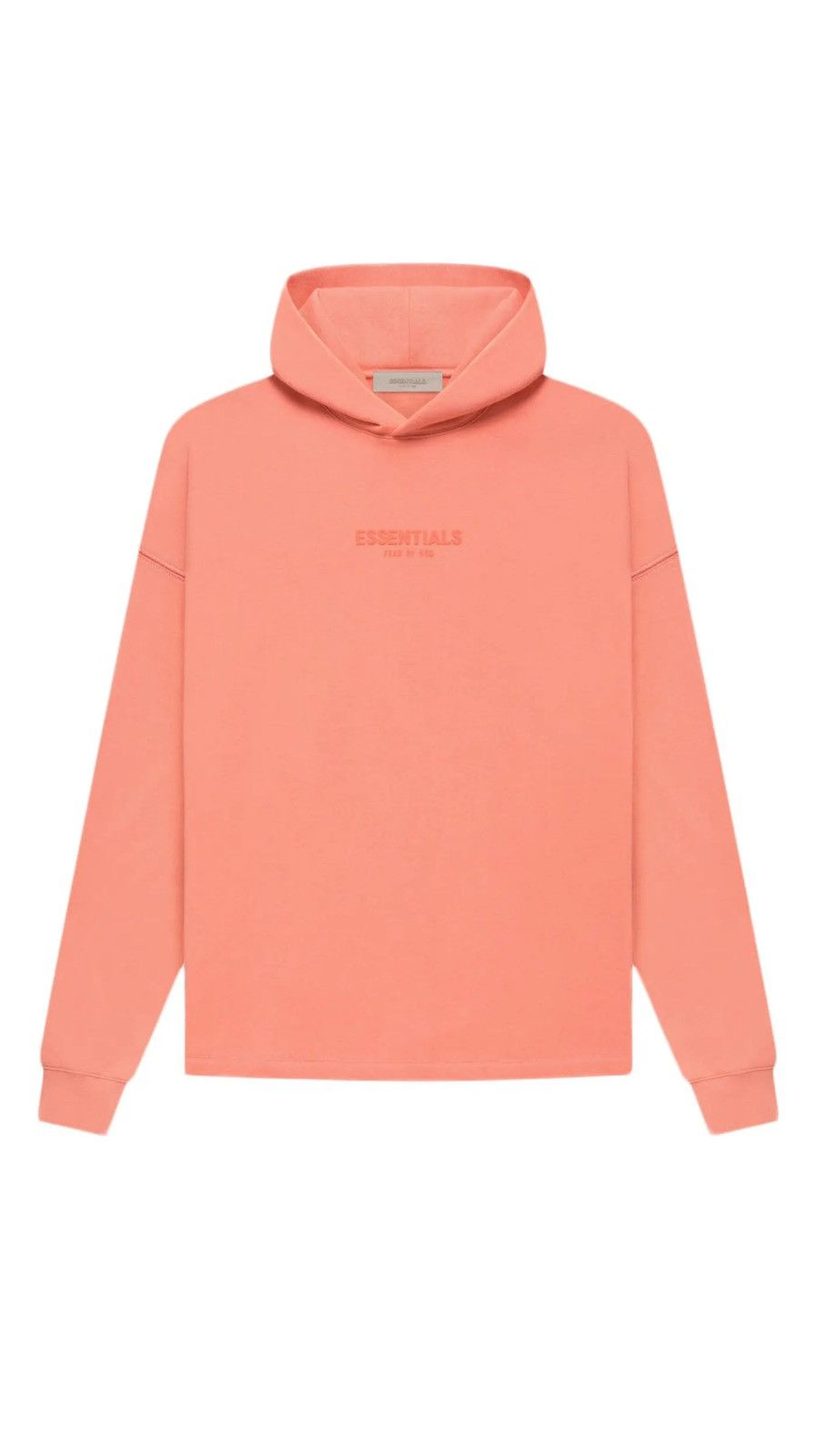 Essentials × Fear of God Fear Of God Essentials Relaxed Hoodie - Coral ...