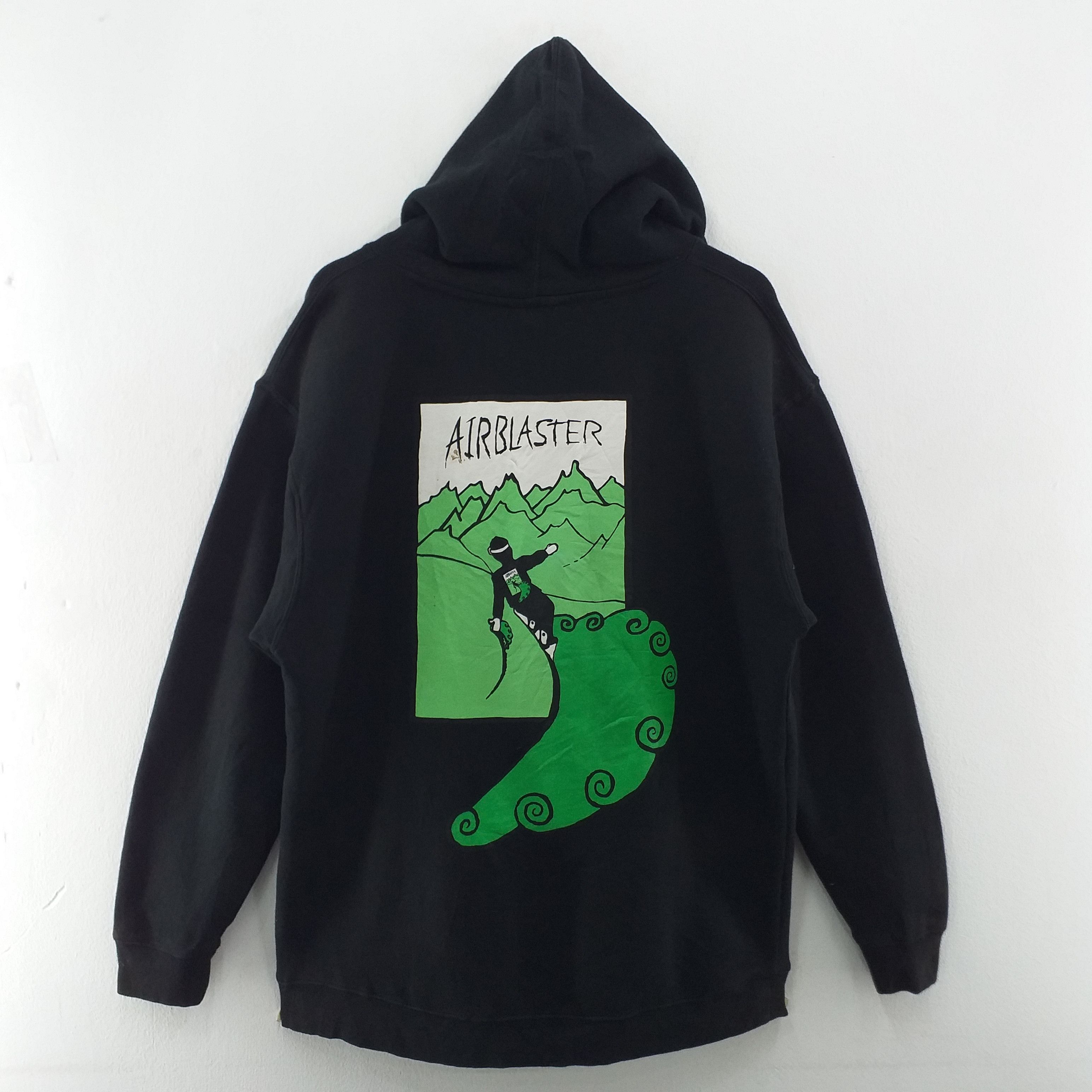 Airblaster Air Blaster Hoodie Large Big Logo -SW024 | Grailed
