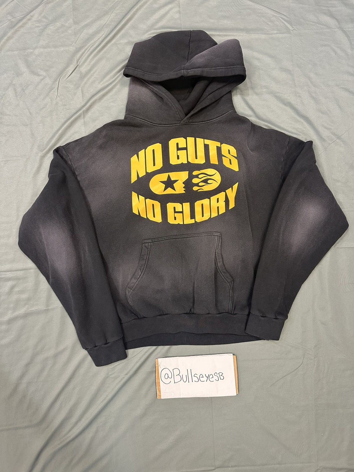 HELLSTAR Hellstar Studios No Guts No Glory Black Hoodie | Grailed