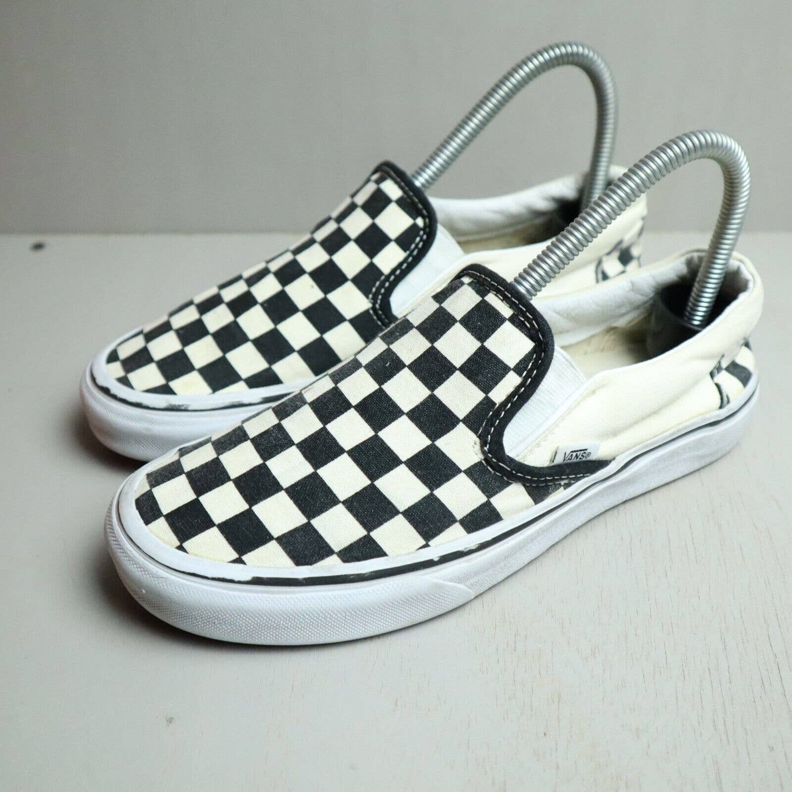 Vans VANS Off The Wall Slip On Checkered 721356 White Black | Grailed