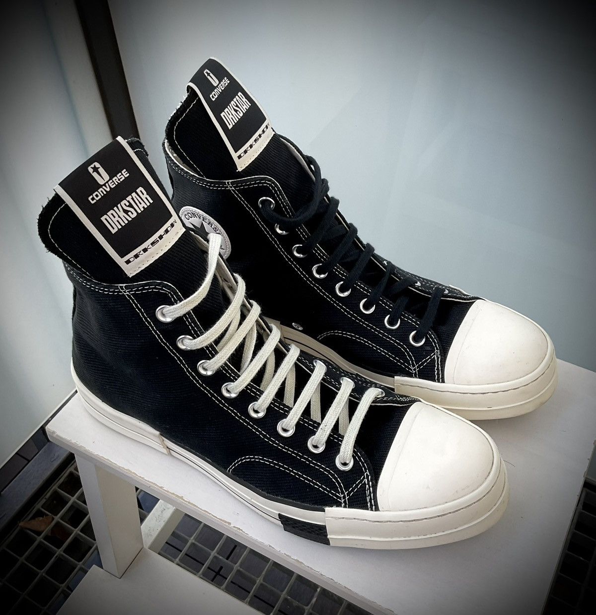 Rick Owens Drkshdw Rick Owens X Converse drkshdw drkstr | Grailed