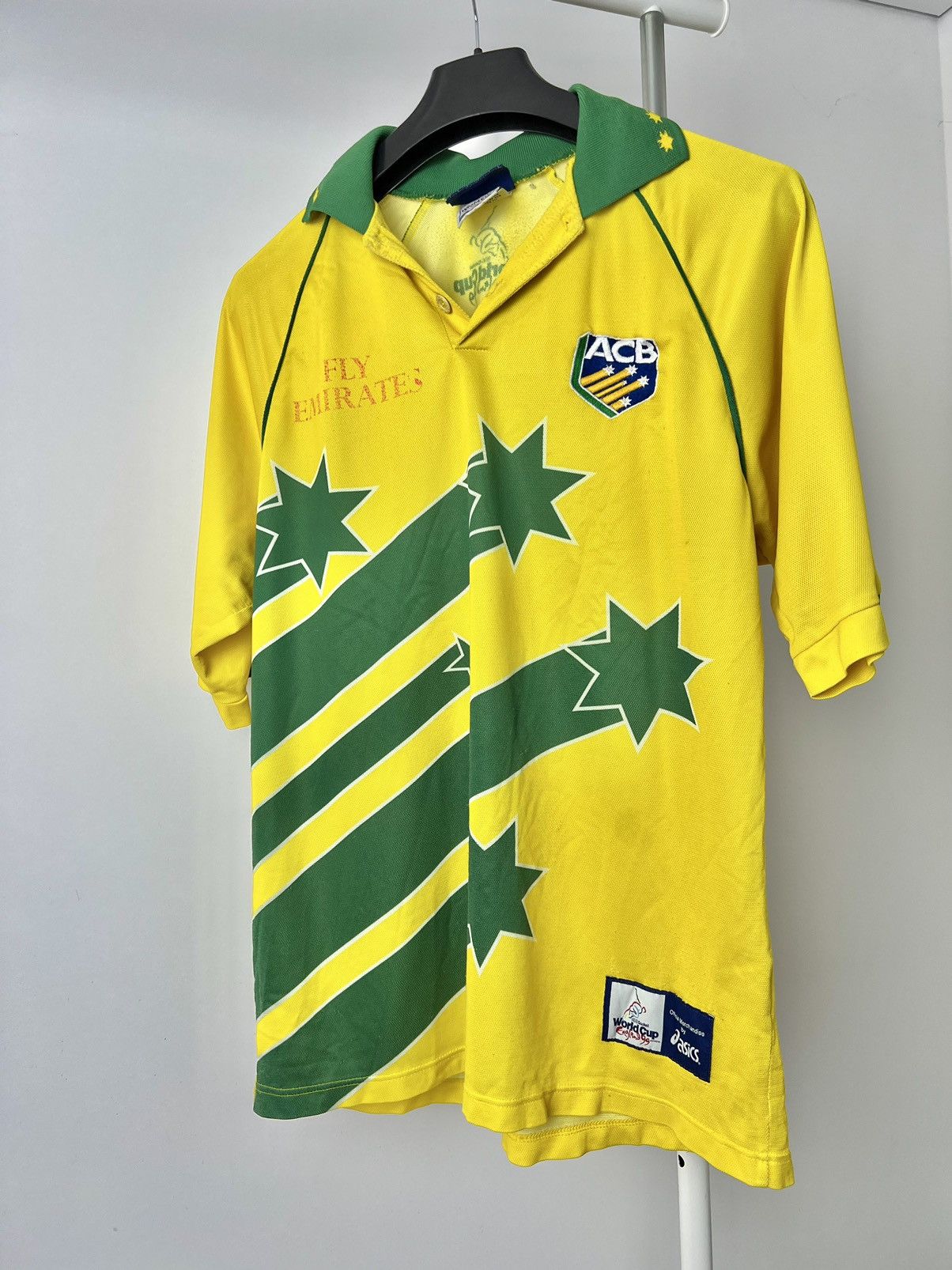 Asics × Soccer Jersey × Vintage Australia 1999 World Cup jersey cricket ...