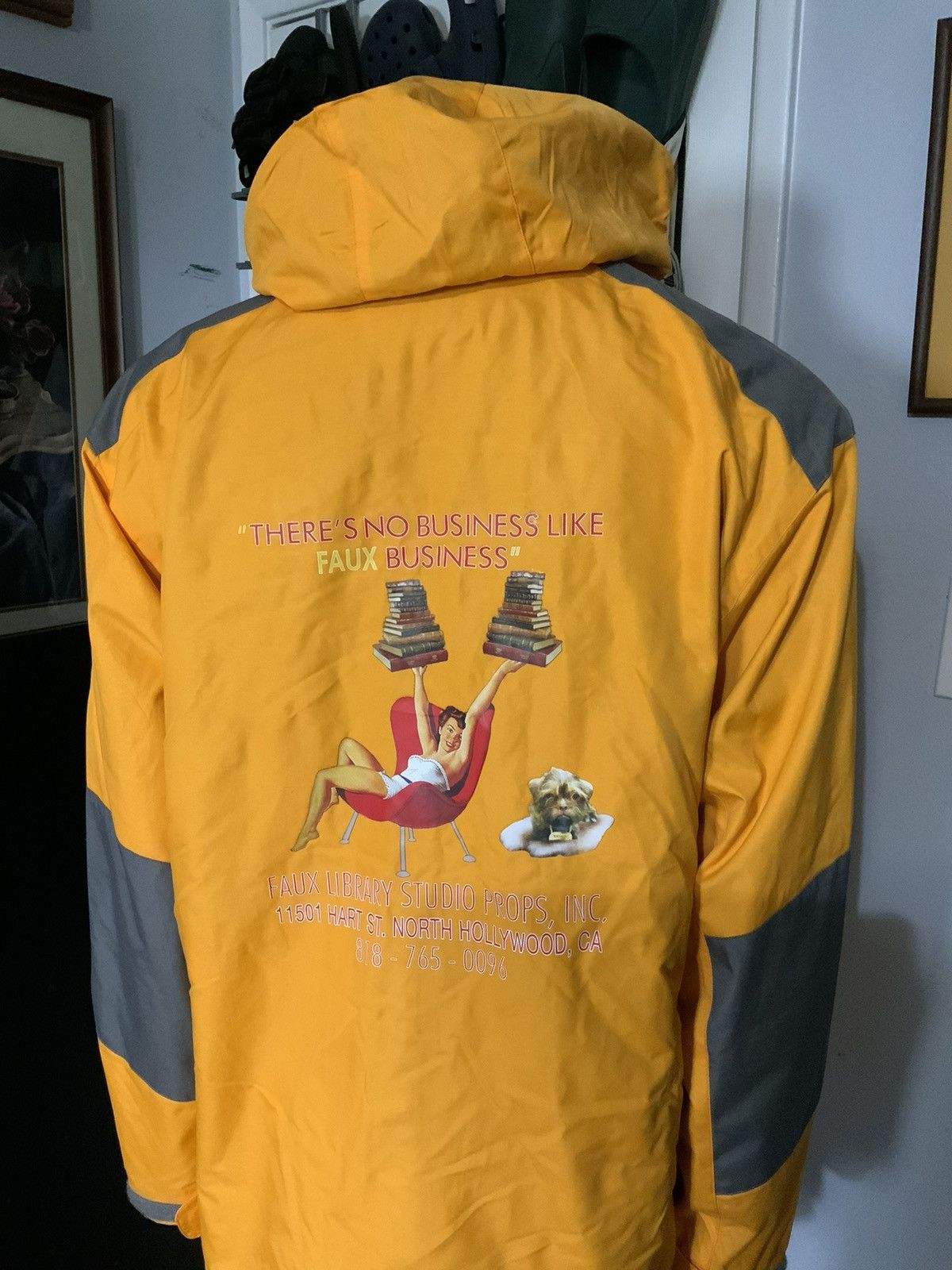 Sportswear × Streetwear Faux Library Studio Props Hollywood Movie Gorpcore Jacket | Grailed