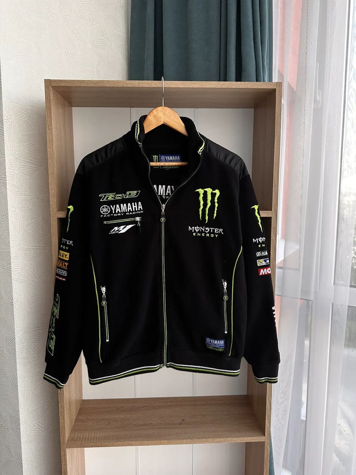 Vintage Vintage Yamaha Factory Racing Monster Energy Fleece Hoodie ...