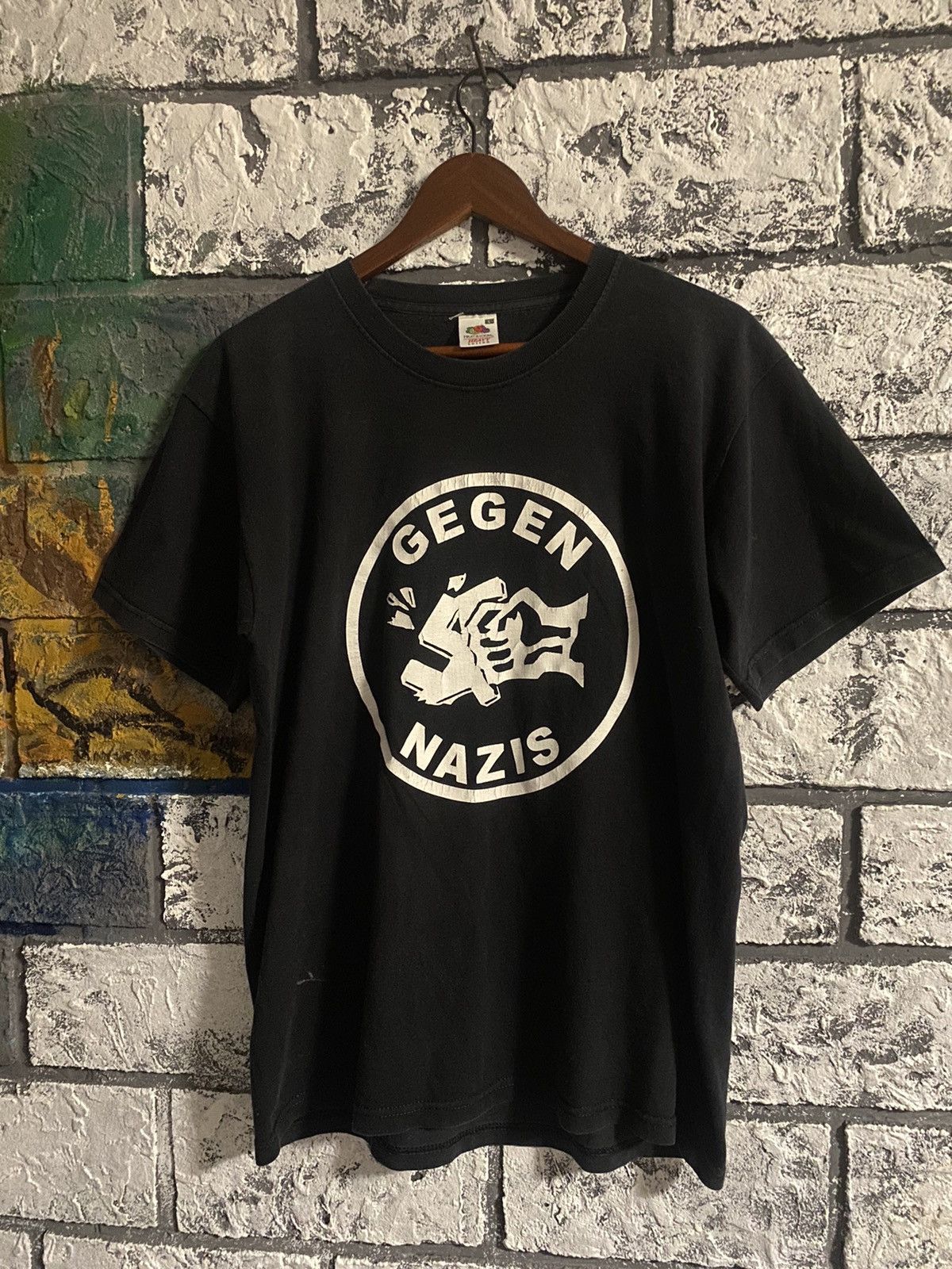 Vintage Vintage Gegen Nazis Against Nazis Punks T-Shirt | Grailed