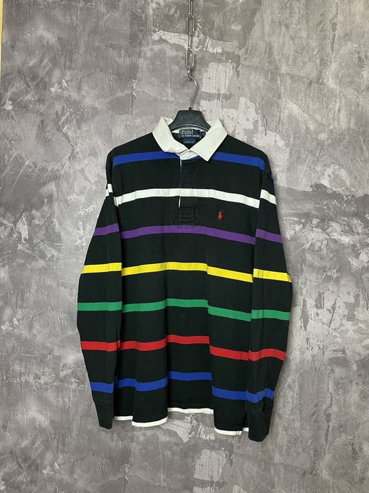 Ralph Lauren Vintage Polo Ralph Lauren Striped Polo Shirt Kanye West ...