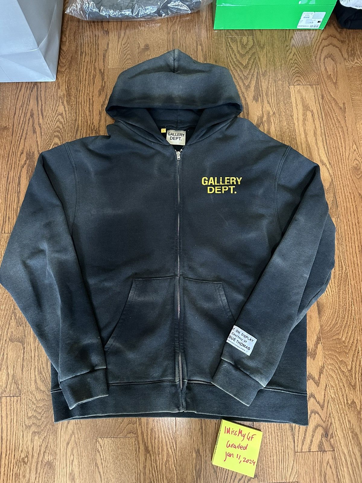 Gallery Dept. Gallery Dept. Sunfaded Zip Up Hoodie | Grailed