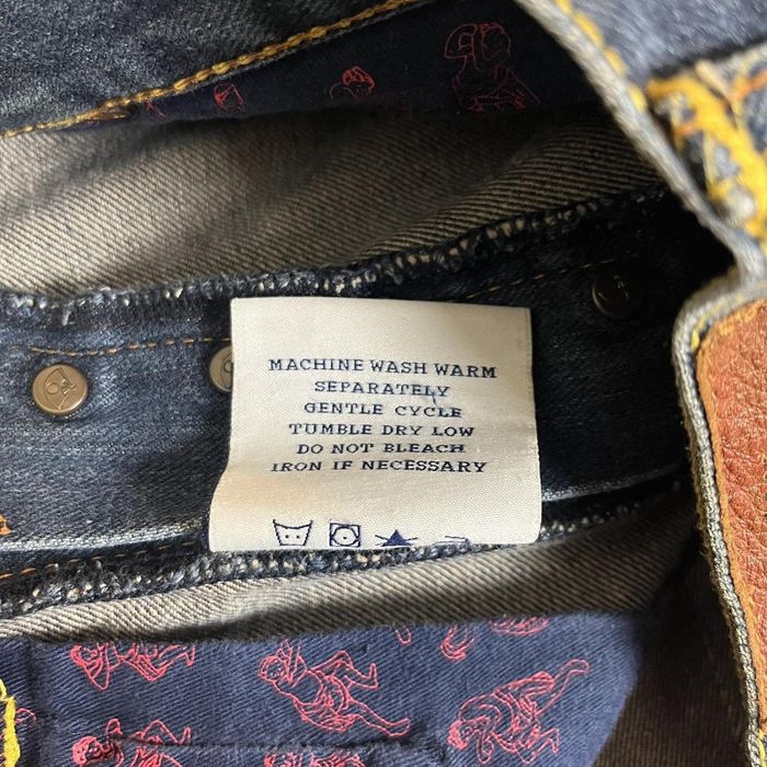 Red Monkey Company Baggy Japanese RMC Embroidered Jeans | Grailed