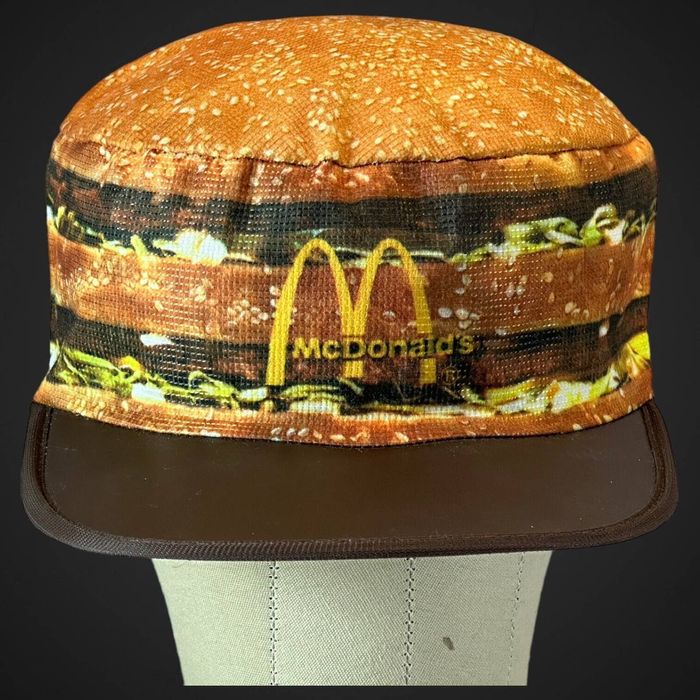 Vintage Vintage NOS 1984 McDonald's Big Mac Cheeseburger Promo Hat | Grailed