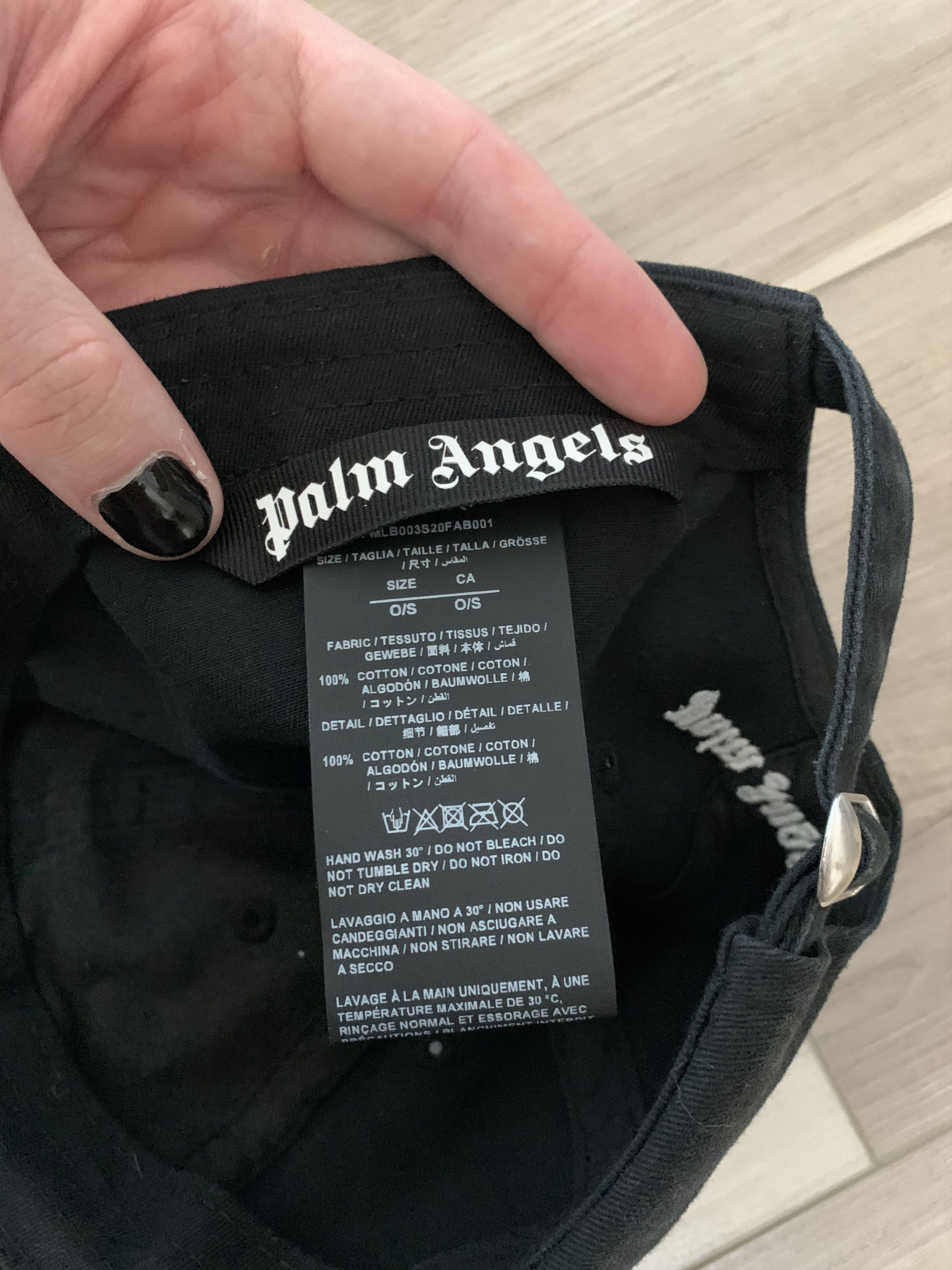 Palm Angels PALM ANGELS LOGO CAP / EMBROIDERED DAD HAT | Grailed