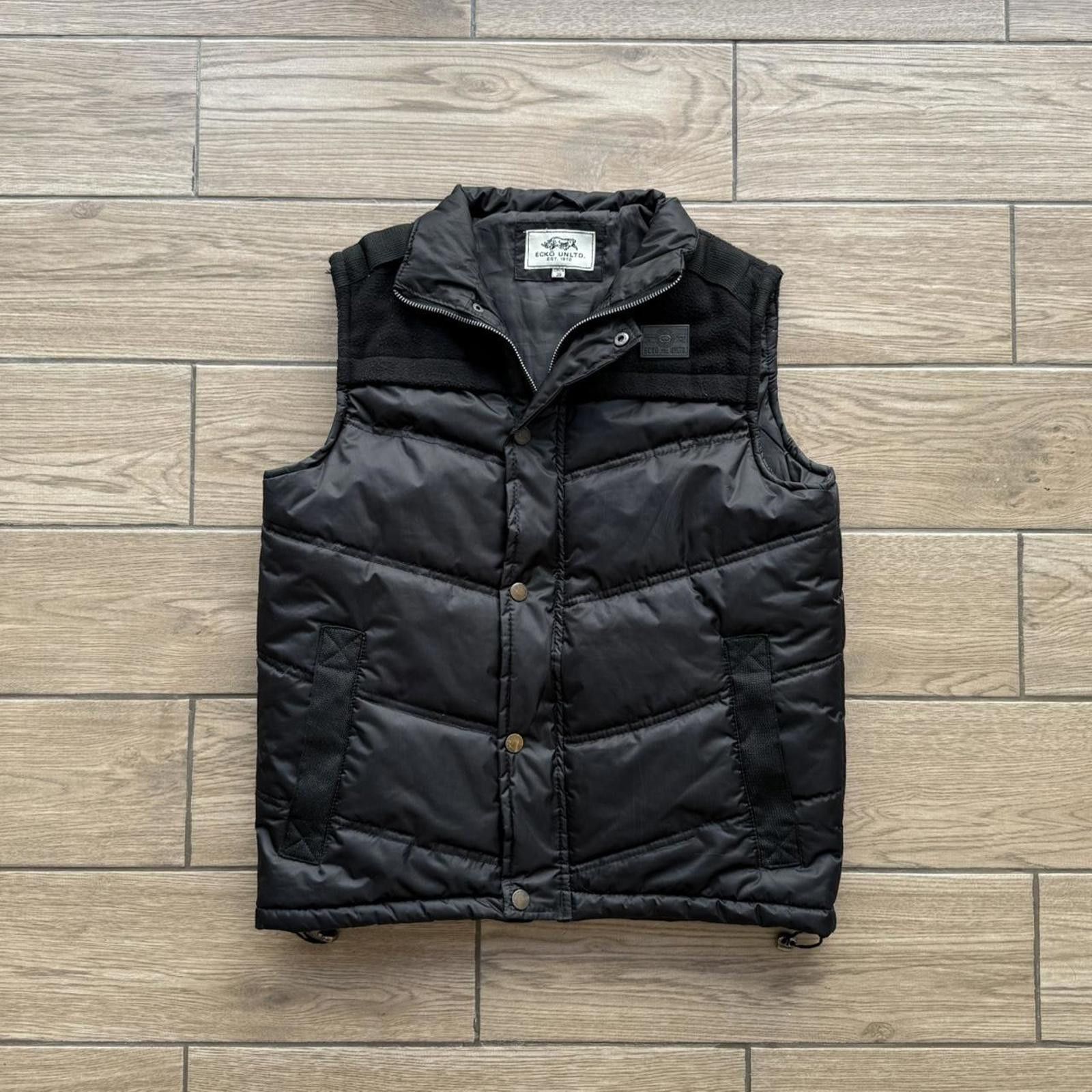 Ecko Unltd. Y2K Ecko Unltd. black vest jacket | Grailed