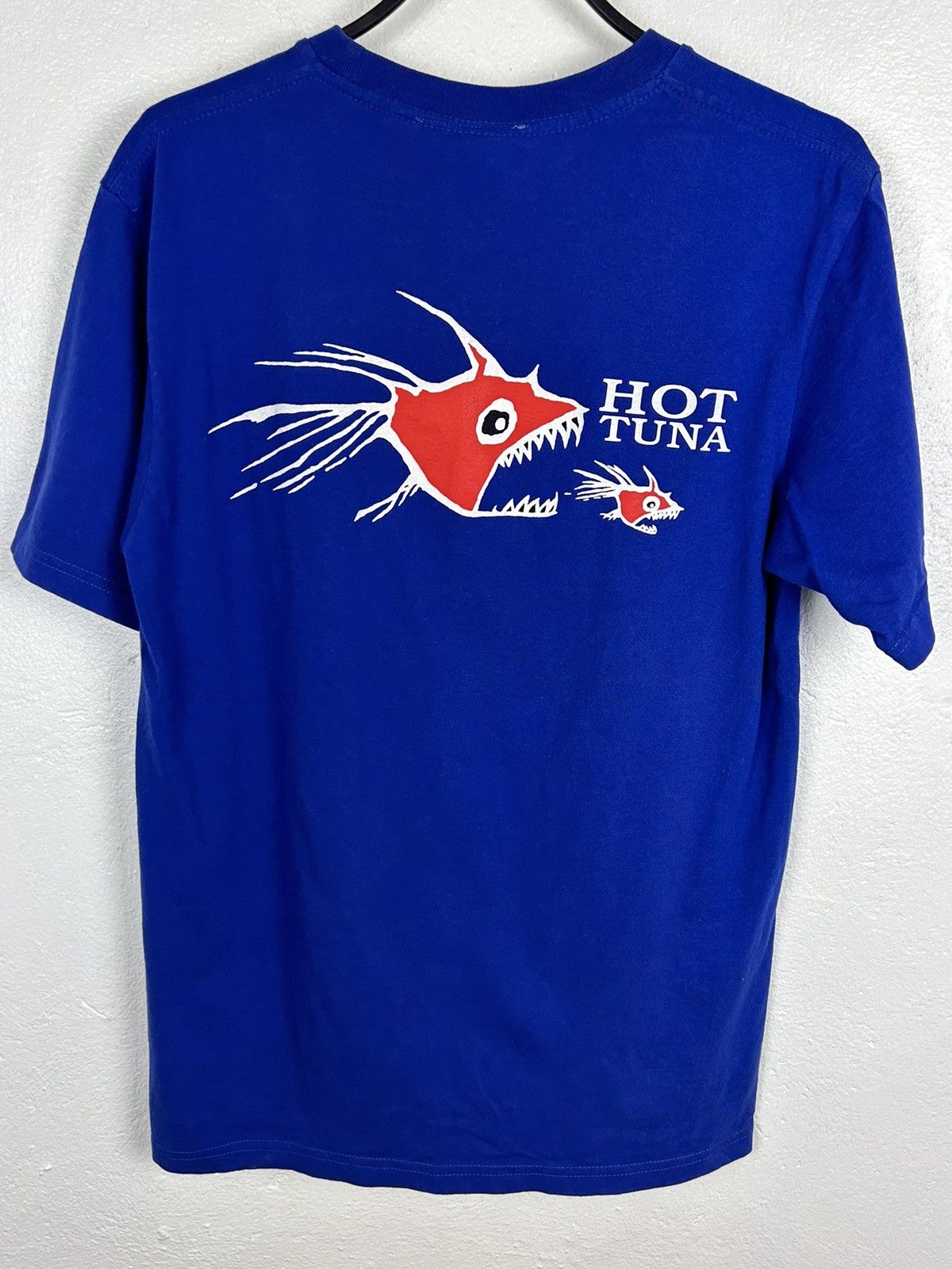 Hot Tuna × Vintage 90s Vintage Hot Tuna Piranha Fish Surfing Gear T ...