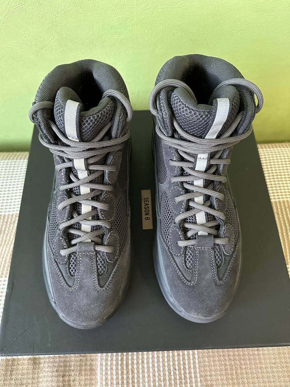 Yeezy Season Yeezy Suede Desert Boot Season 6 Graphite | Grailed