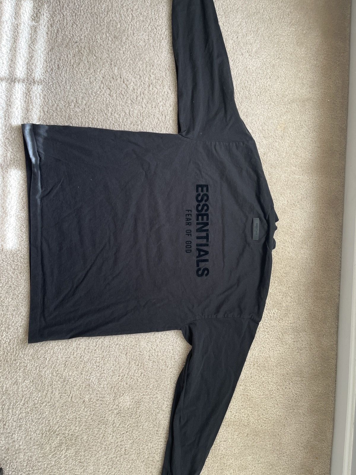 Fear of God Essentials crew neck stretch limo | Grailed