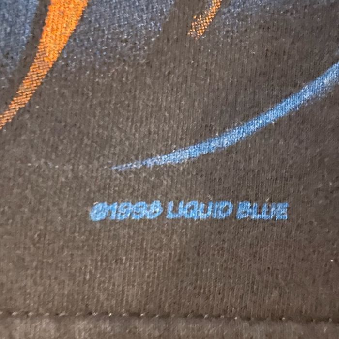 Liquid Blue Vintage 1998 Liquid Blue Fantasy Skeleton Mega Print T ...