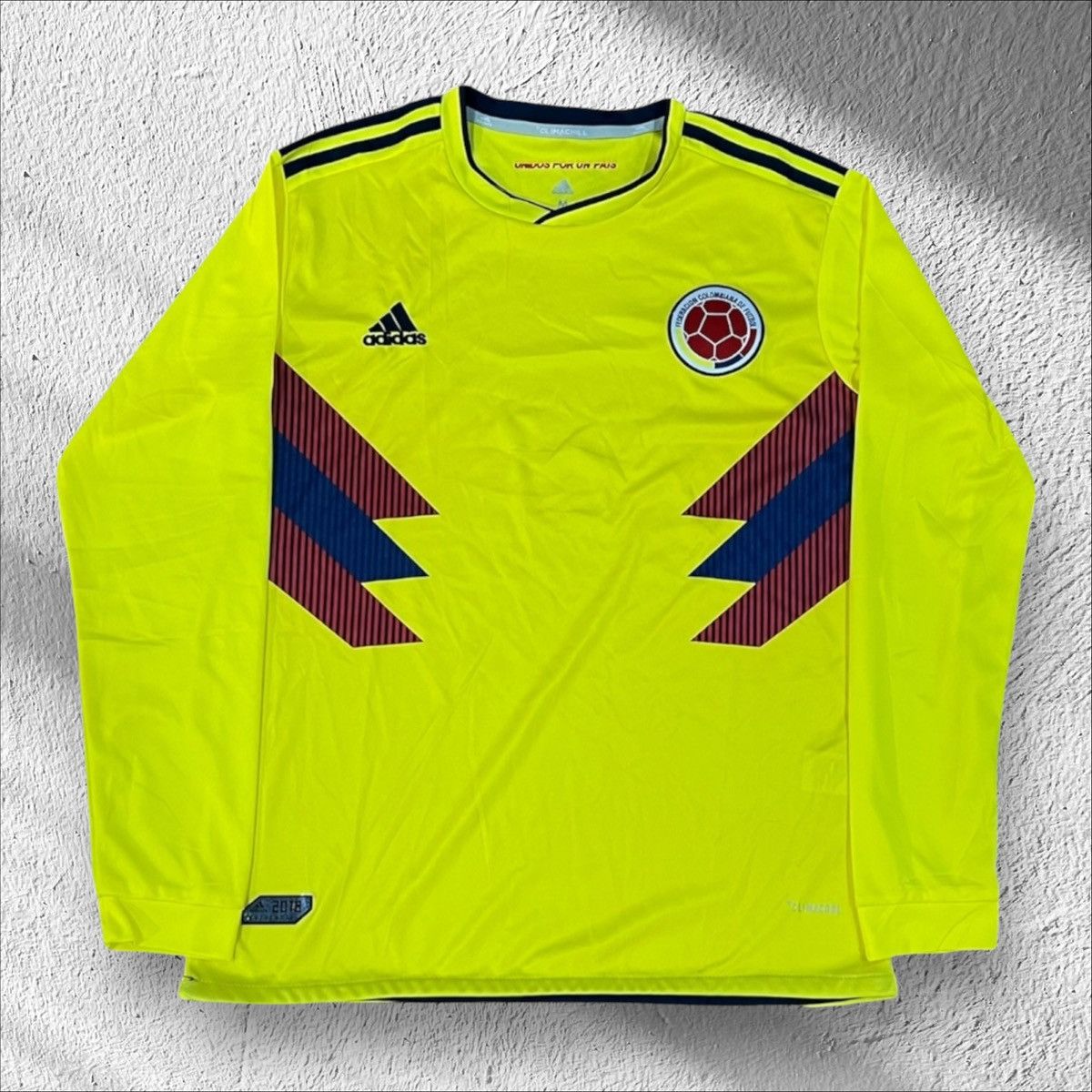 Adidas Colombia 2018-19 Adidas Home Authentic Kit Soccer Jersey | Grailed