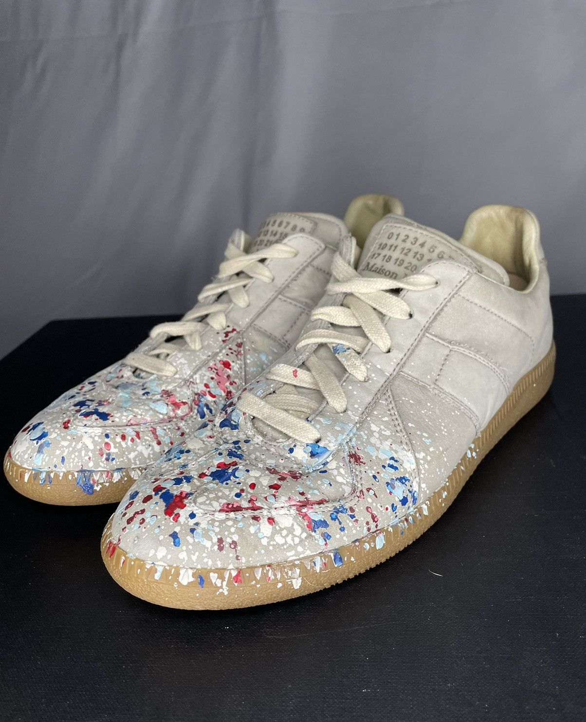 Maison Margiela Maison Margiela Paint Splatter Replica GAT Sneakers ...