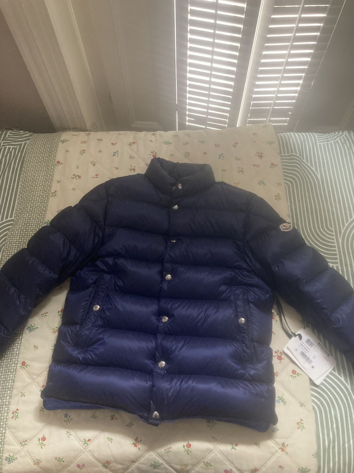 Moncler Moncler Piriac puffer size 3 navy blue down jacket | Grailed