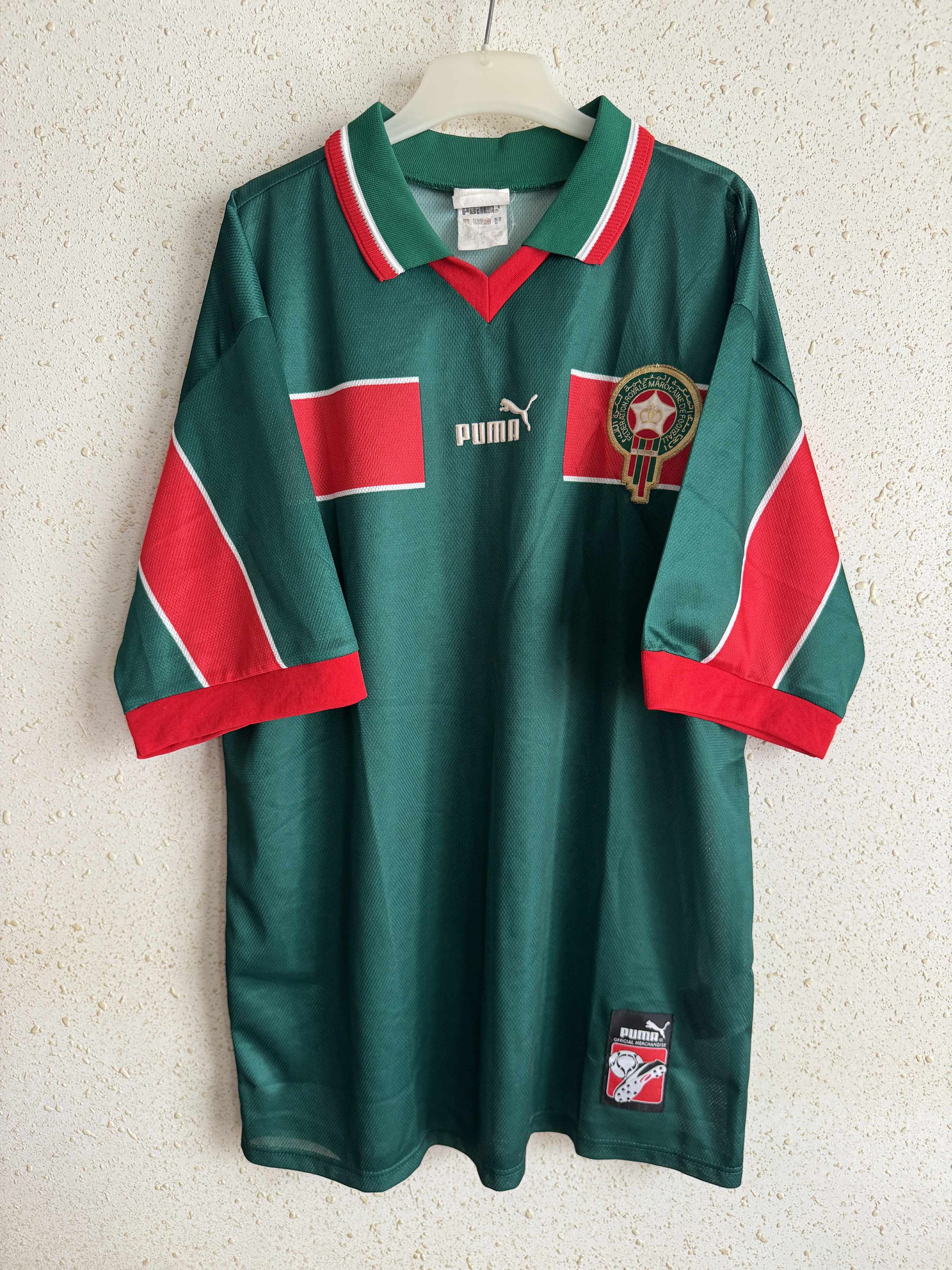Puma Morocco 1998/00 Home Shirt PUMA Vintage | Grailed