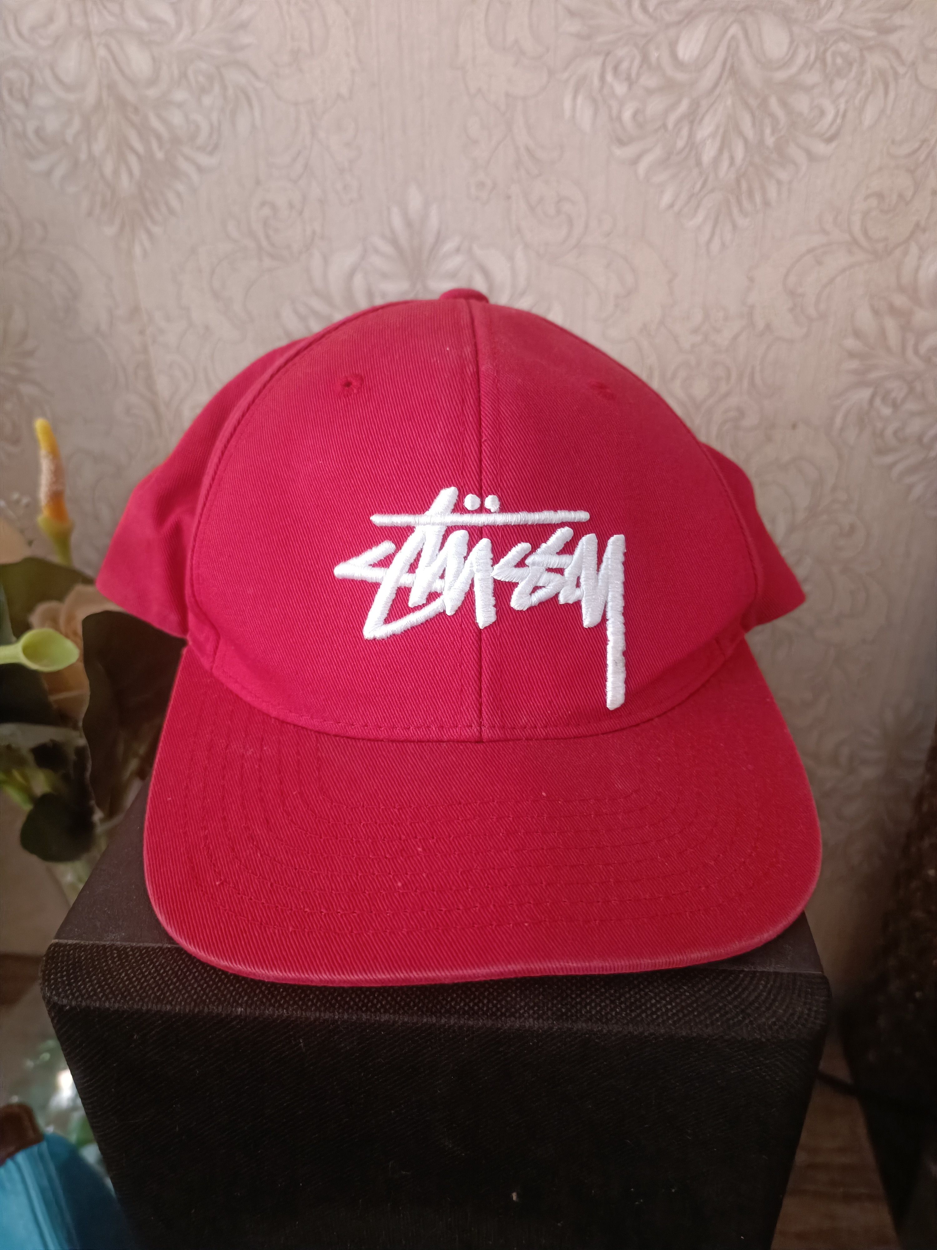 Streetwear × Stussy Stussy Signature Embroidery Logo Cap | Grailed