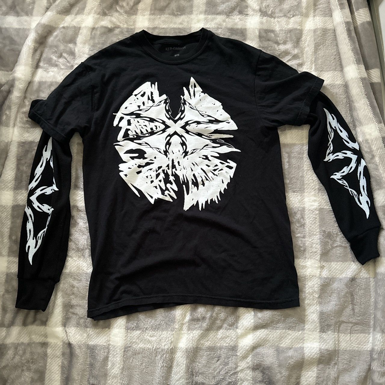 Ken Carson Ken Carson A Great Chaos Merch Thermal Longsleeve | Grailed