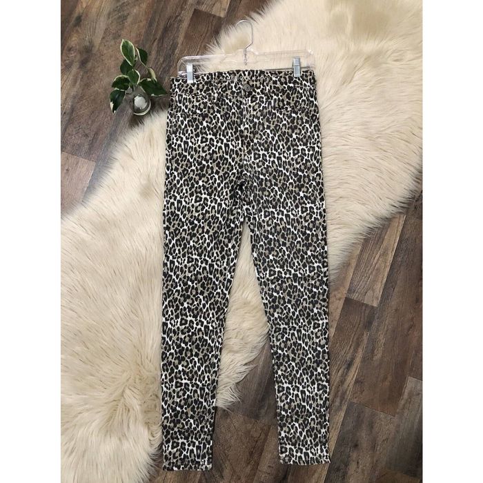 American Eagle Outfitters American Eagle Leopard Print High Rise ...