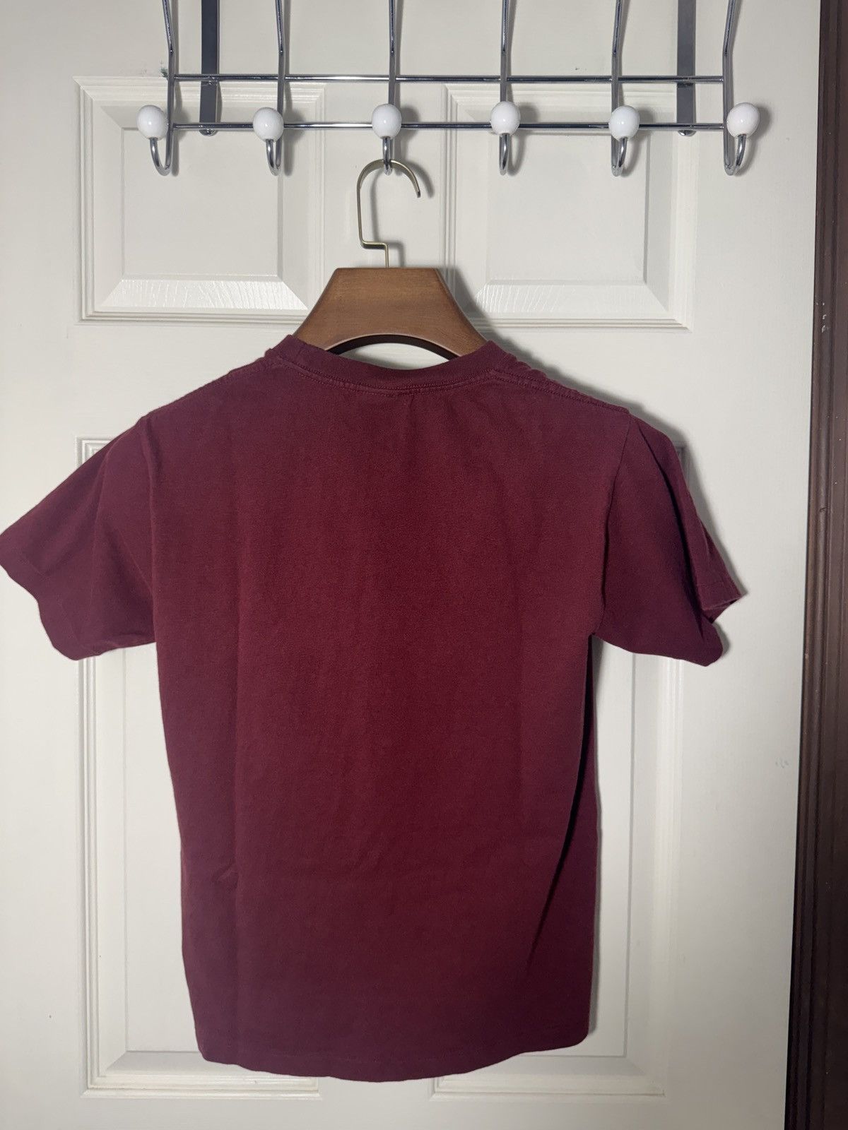 Bape Bape Small Logo Maroon T-Shirt | Grailed