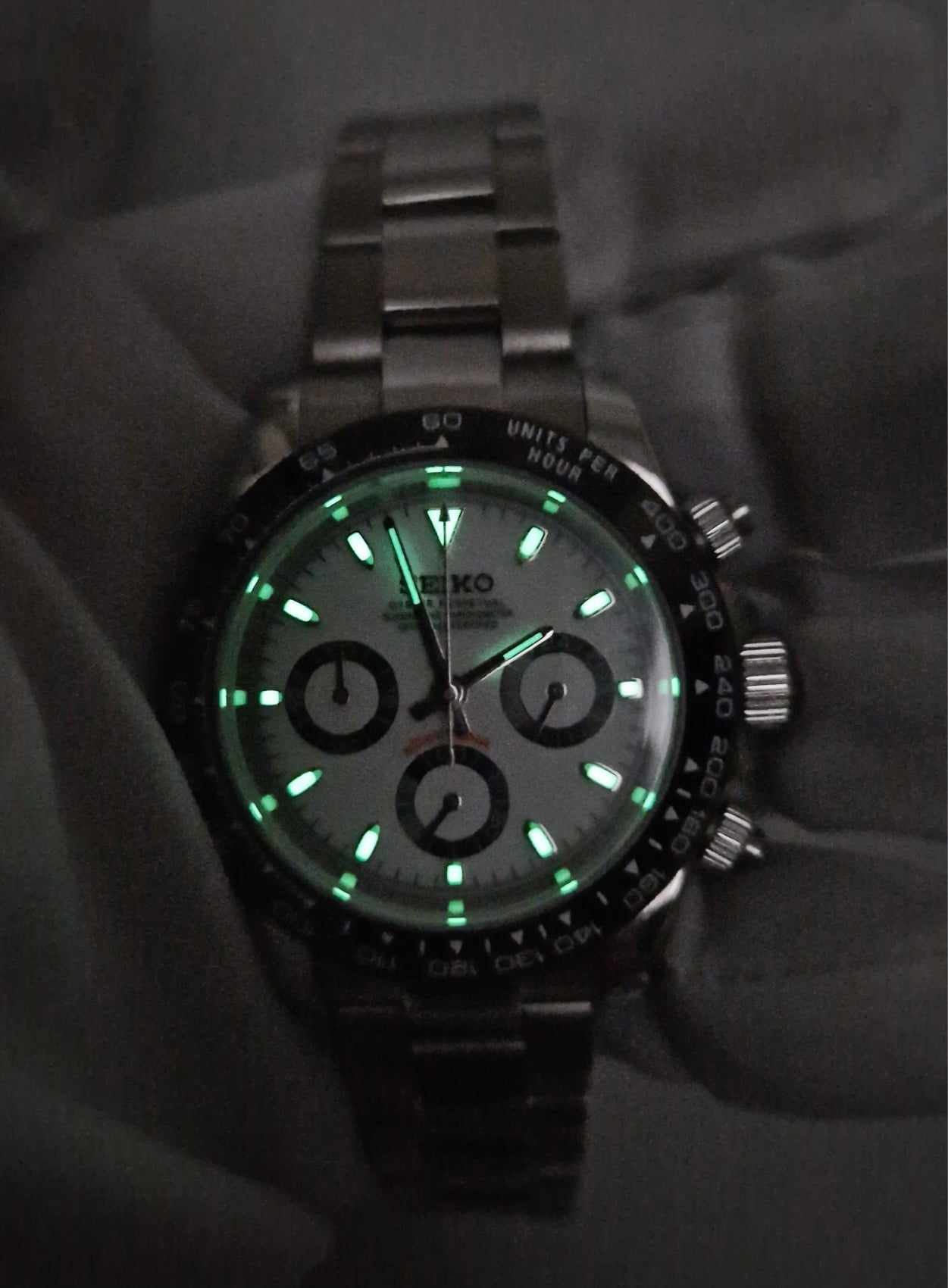 Seiko Hand Built Seiko Daytona Chronograph Mod watch 40mm | Grailed