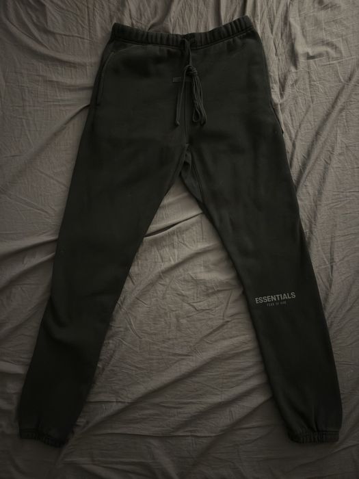 Fear of God Fear of God Essentials Sweatpants - Black Stretch Limo ...