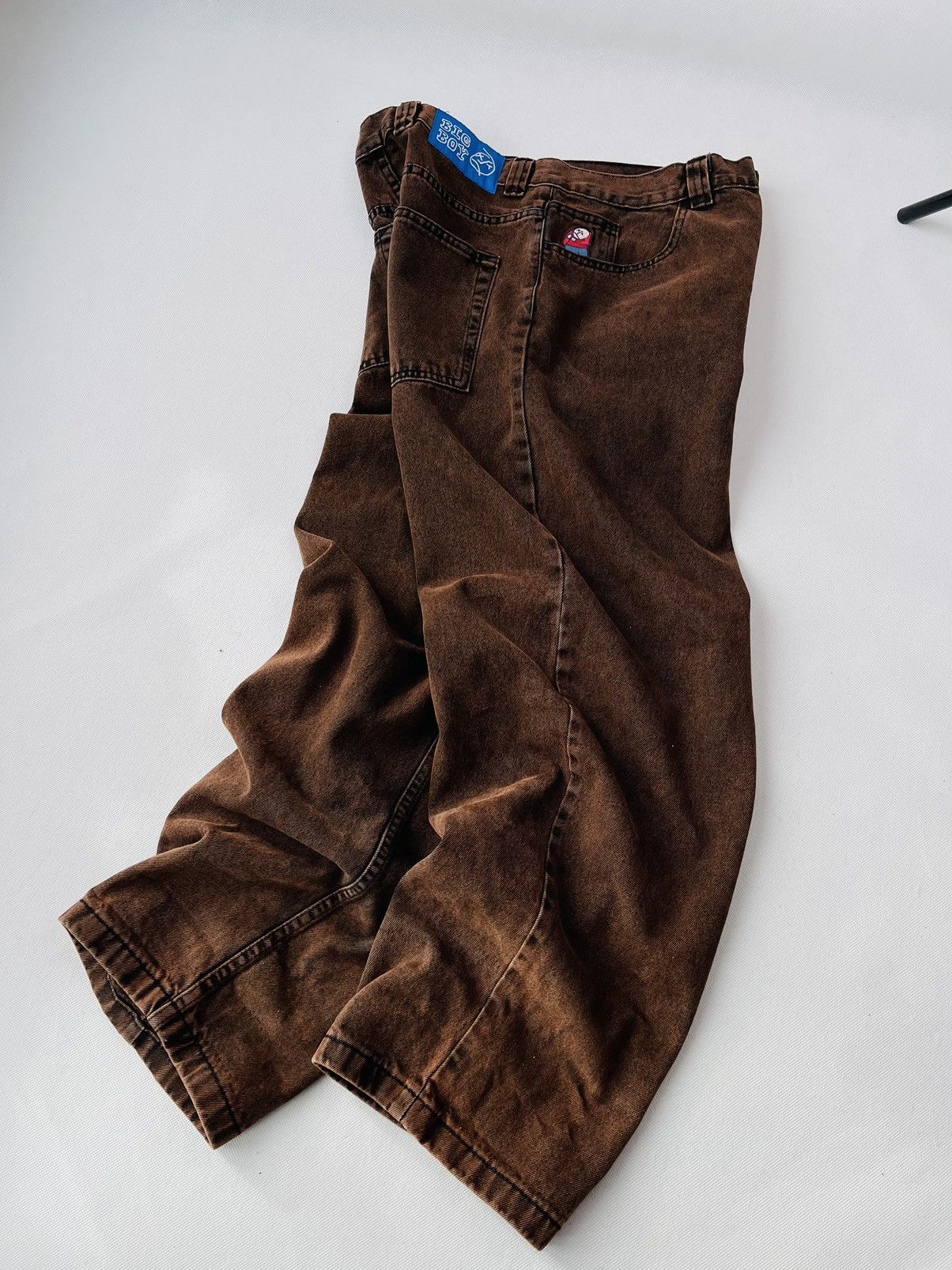 JNCO × Polar Skate Co. Polar Big Boy Blue Black Color Y2k Baggy Rap ...