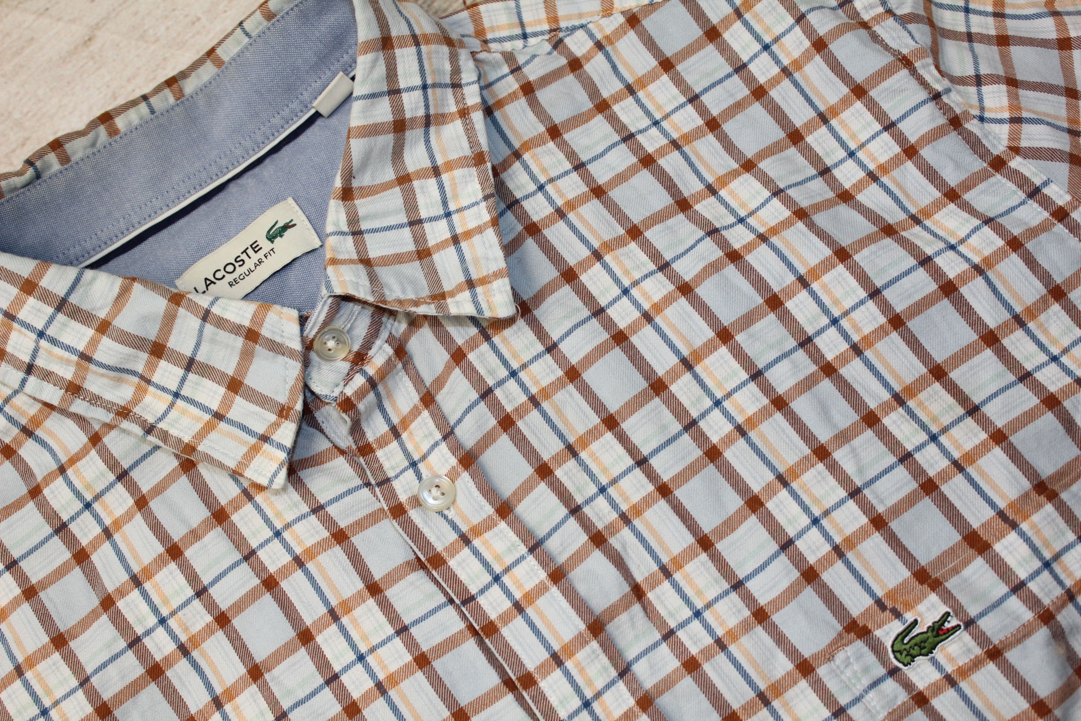 Lacoste LACOSTE Button Up Long Sleeve Check Shirt | Grailed