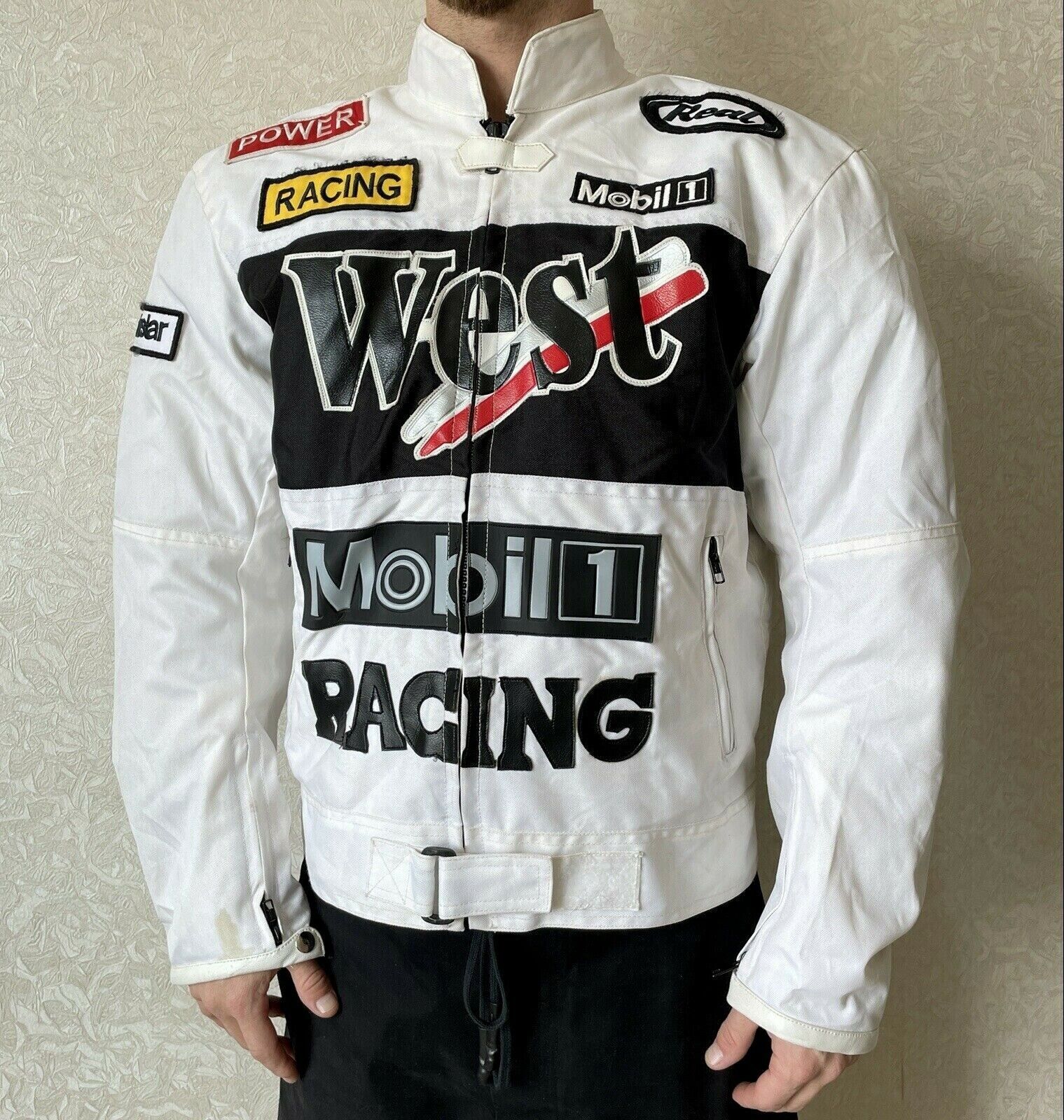 MOTO × Vintage VINTAGE WEST MOBIL 1 RACING ALPINESTAR MOTO JACKET | Grailed