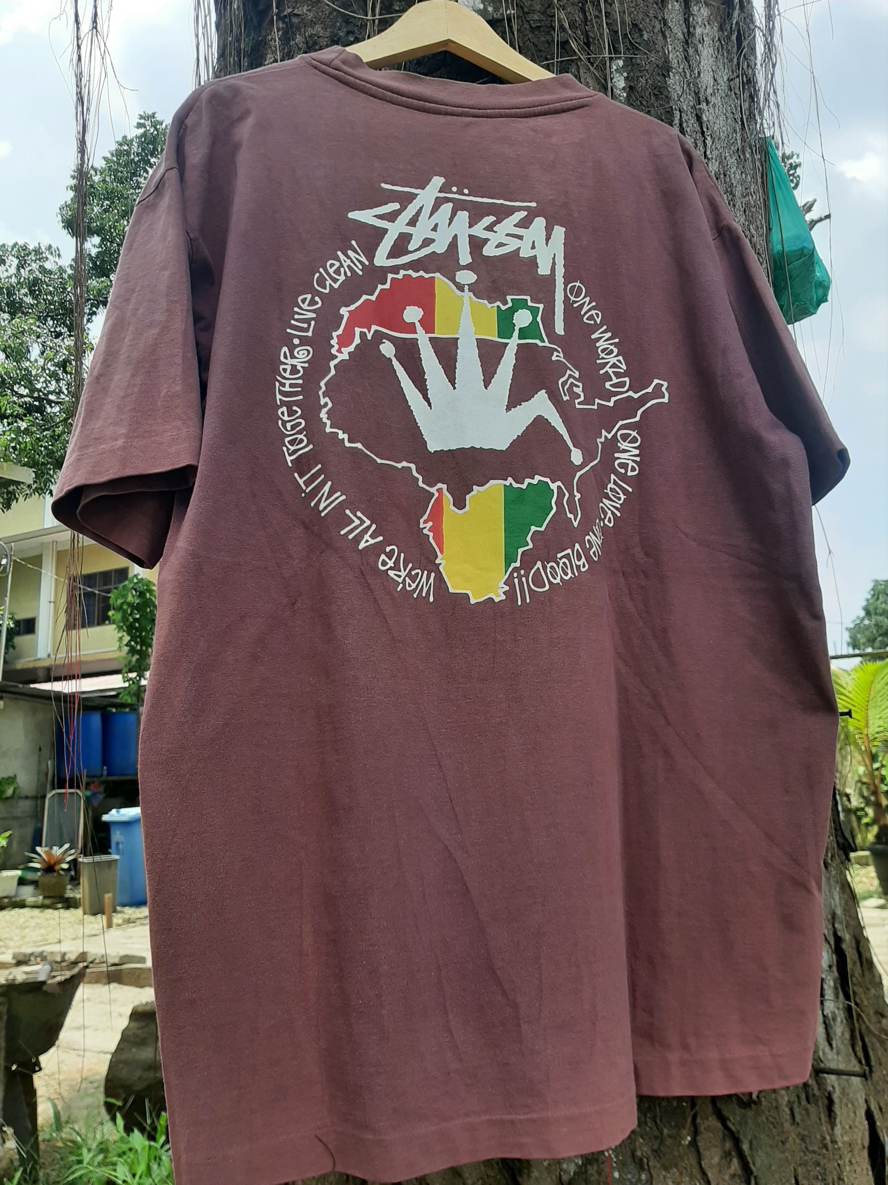 Vintage Vintage Very Rare Stussy Rasta 90s Tee | Grailed
