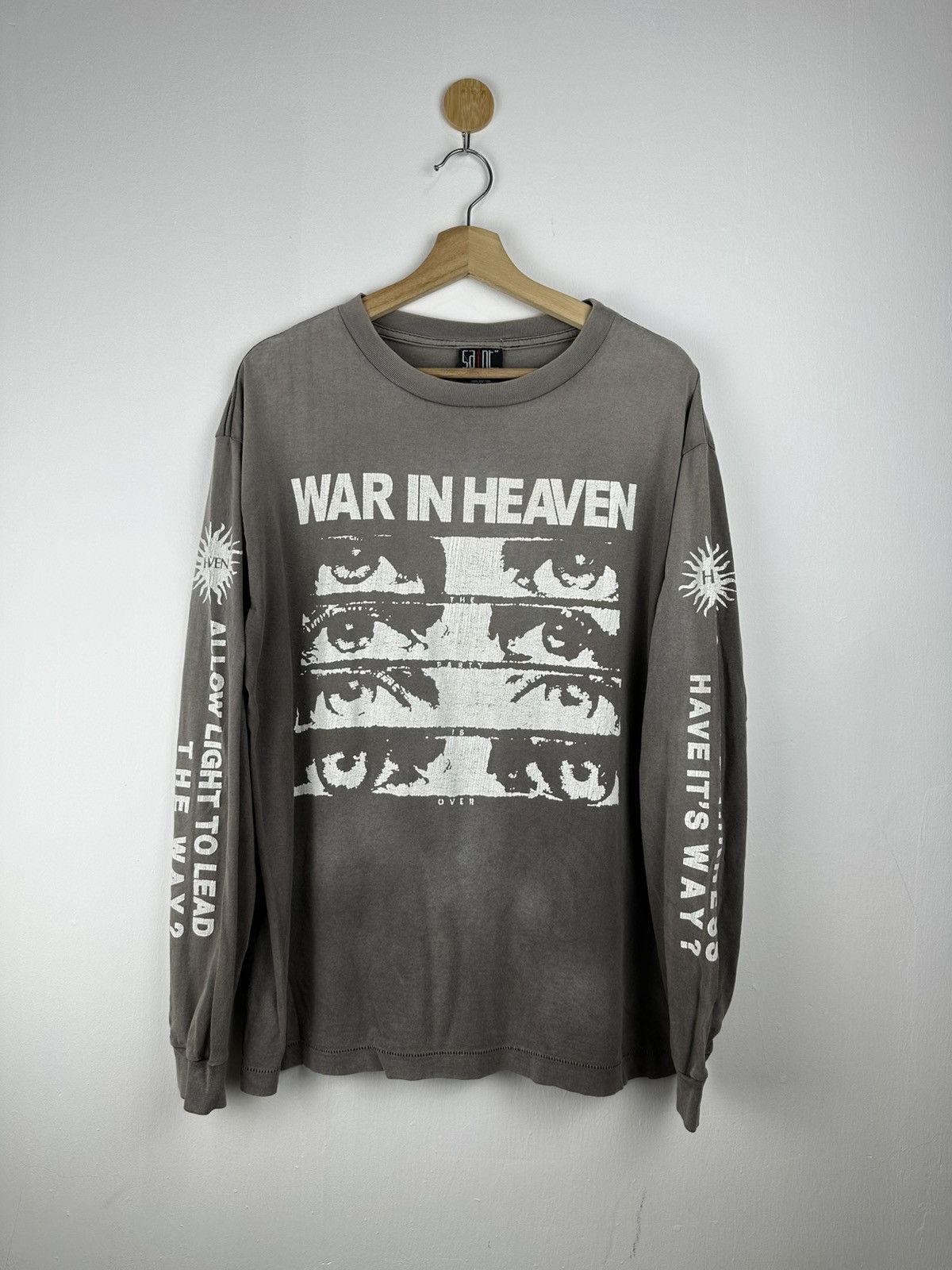 Saint Michael Saint Michael War in Heaven 777 vs 666 LS Tee | Grailed