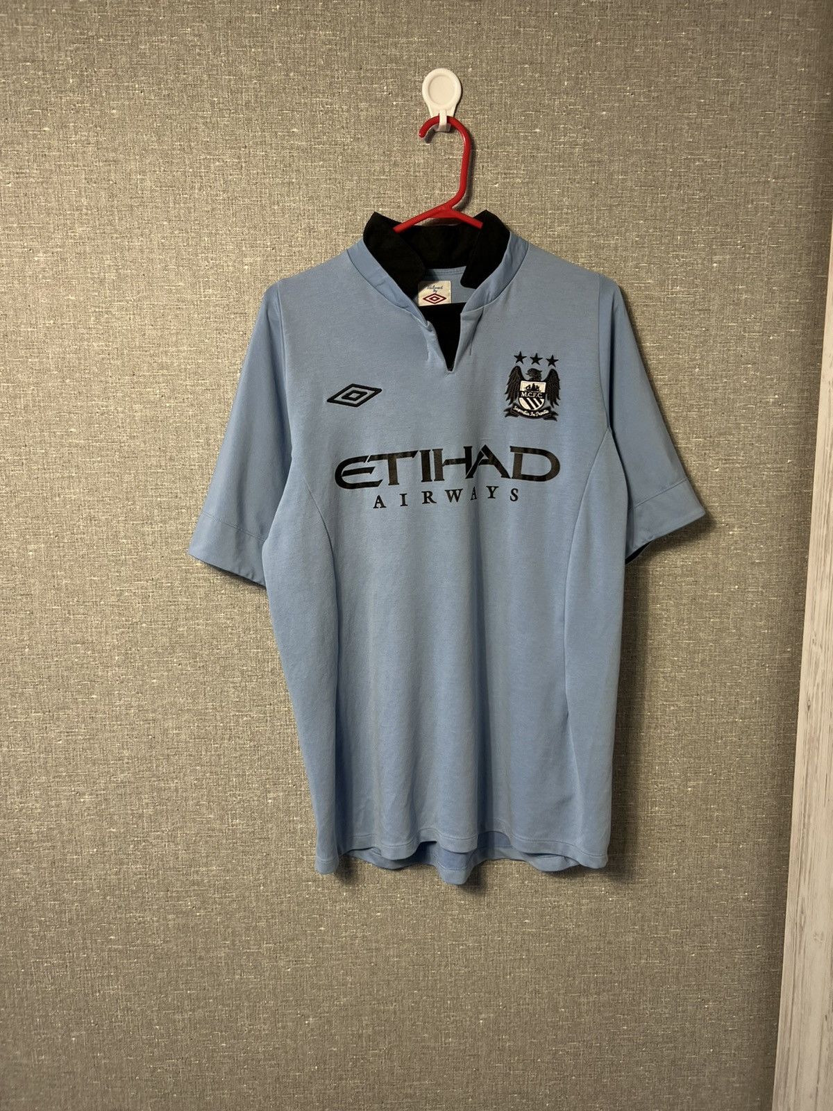 Vintage Manchester City Umbro 2012/2013 Etihad Home Soccer Jersey | Grailed