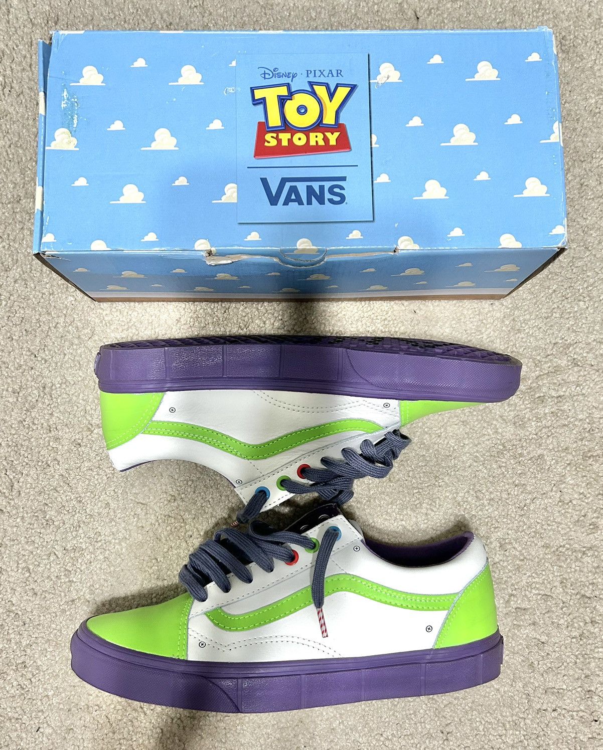 Vans Toy Story x Vans Old Skool “Buzz Lightyear” | Grailed