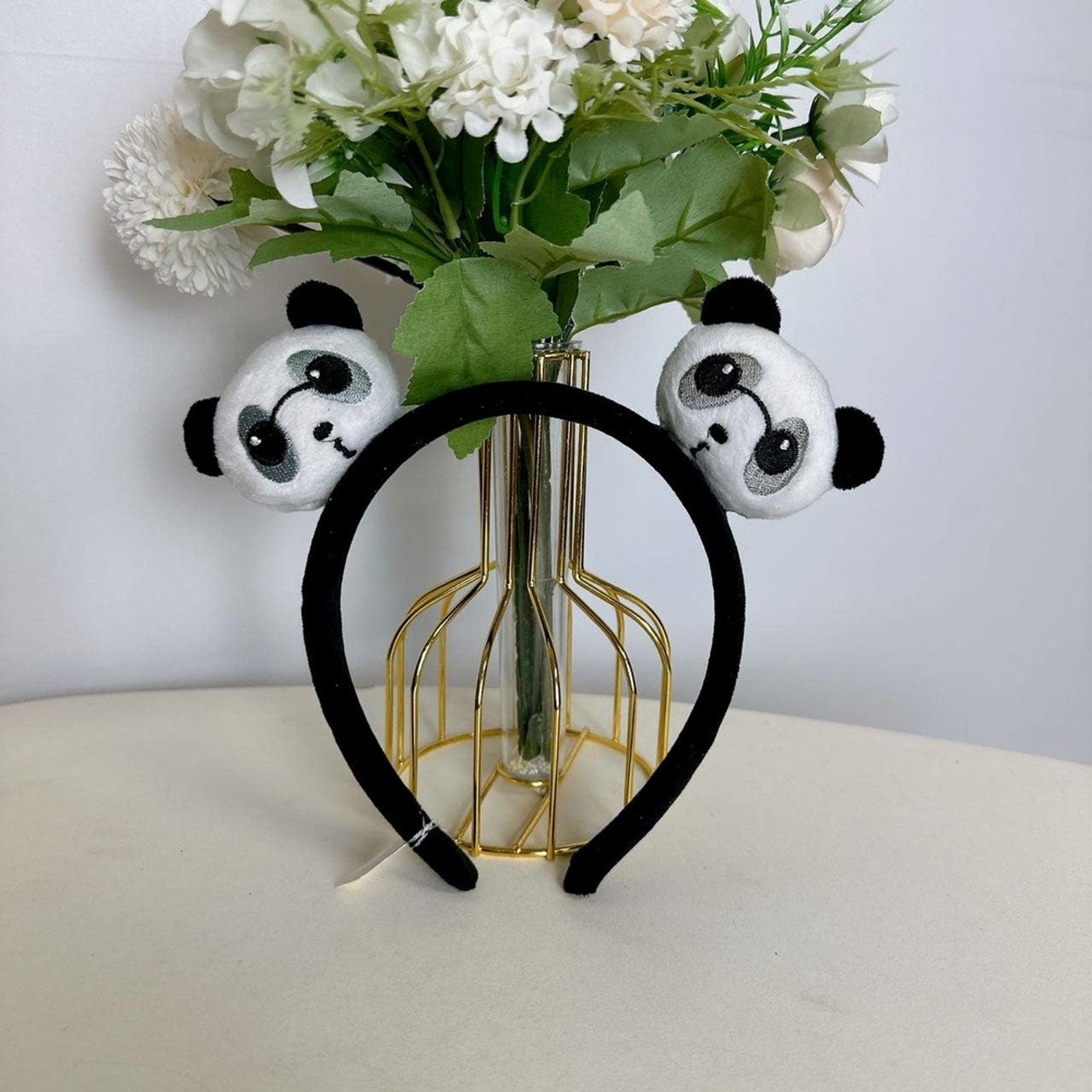 Tabasco Panda hair band IN Black White Multi | Grailed