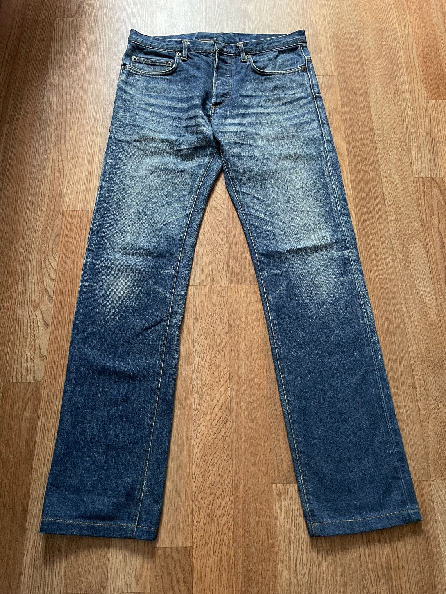 Dior × Hedi Slimane Dior Homme by Hedi Slimane MIJ Clawmark Denim Jeans ...
